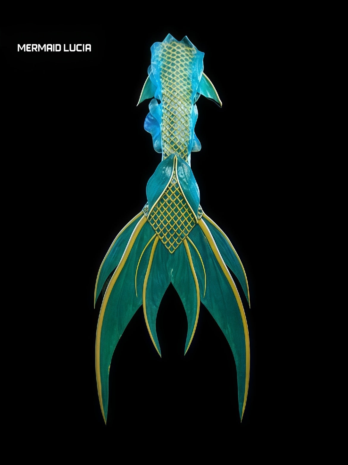 Ultralight Silicone Series Mermaid Merman Tail Beginning of Jade Fount ...