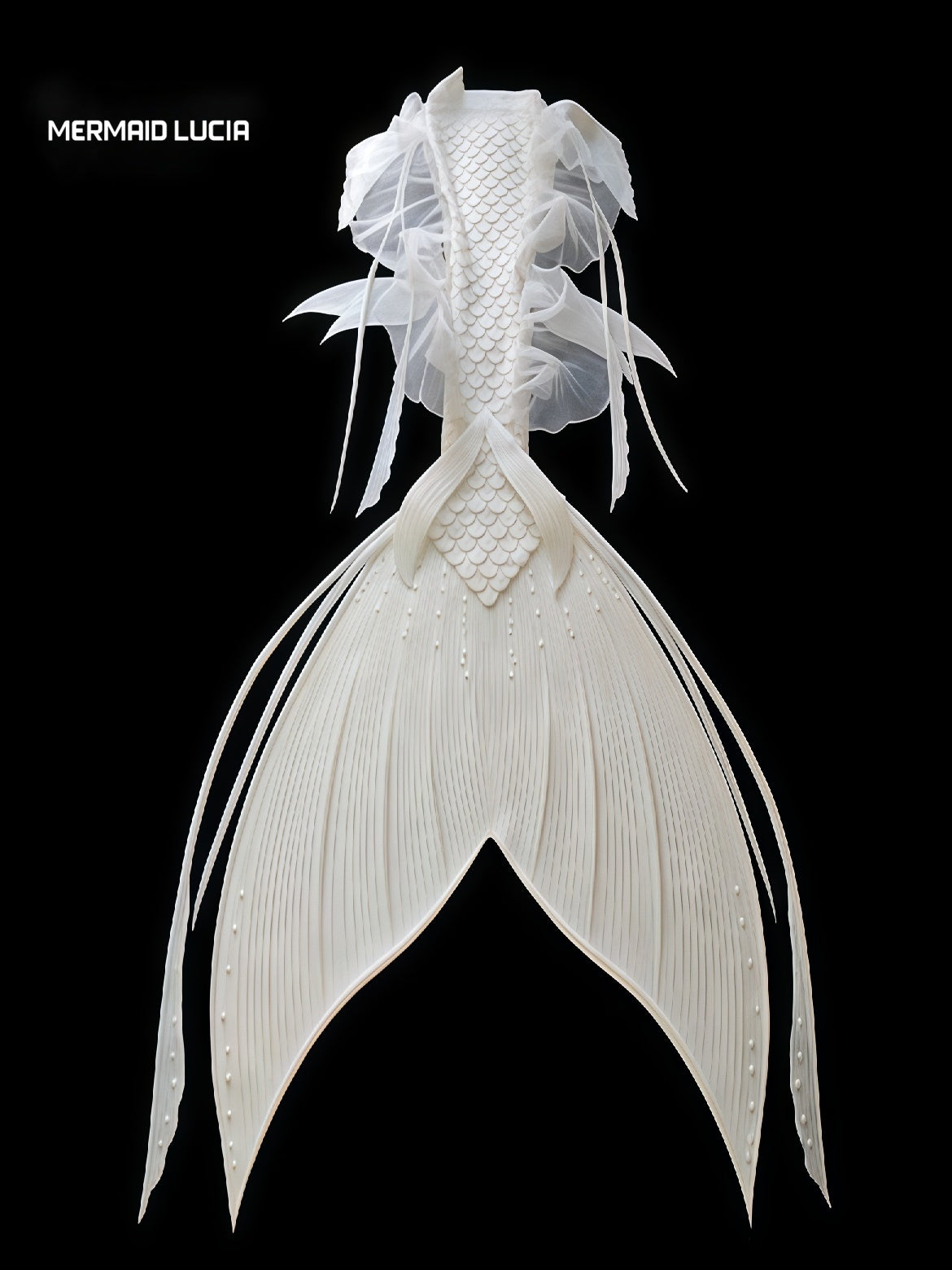 Ultralight Silicone Series Mermaid Merman Tail Beginning of Pearl 12 ...