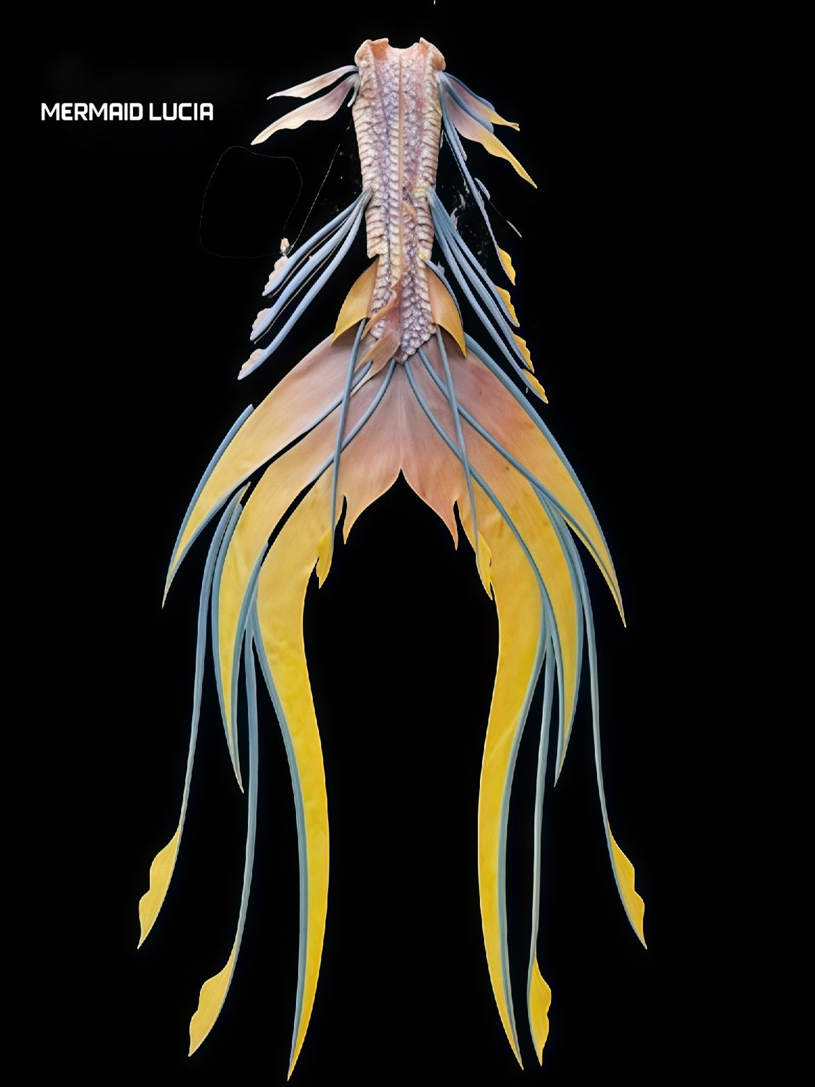 Ultralight Silicone Series Mermaid Merman Tail Beginning of Seashell S ...