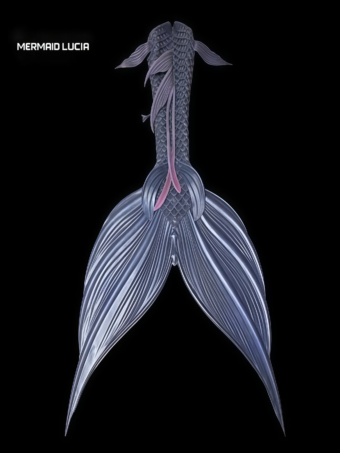Ultralight Silicone Series Mermaid Merman Tail Beginning of Minor Fros ...
