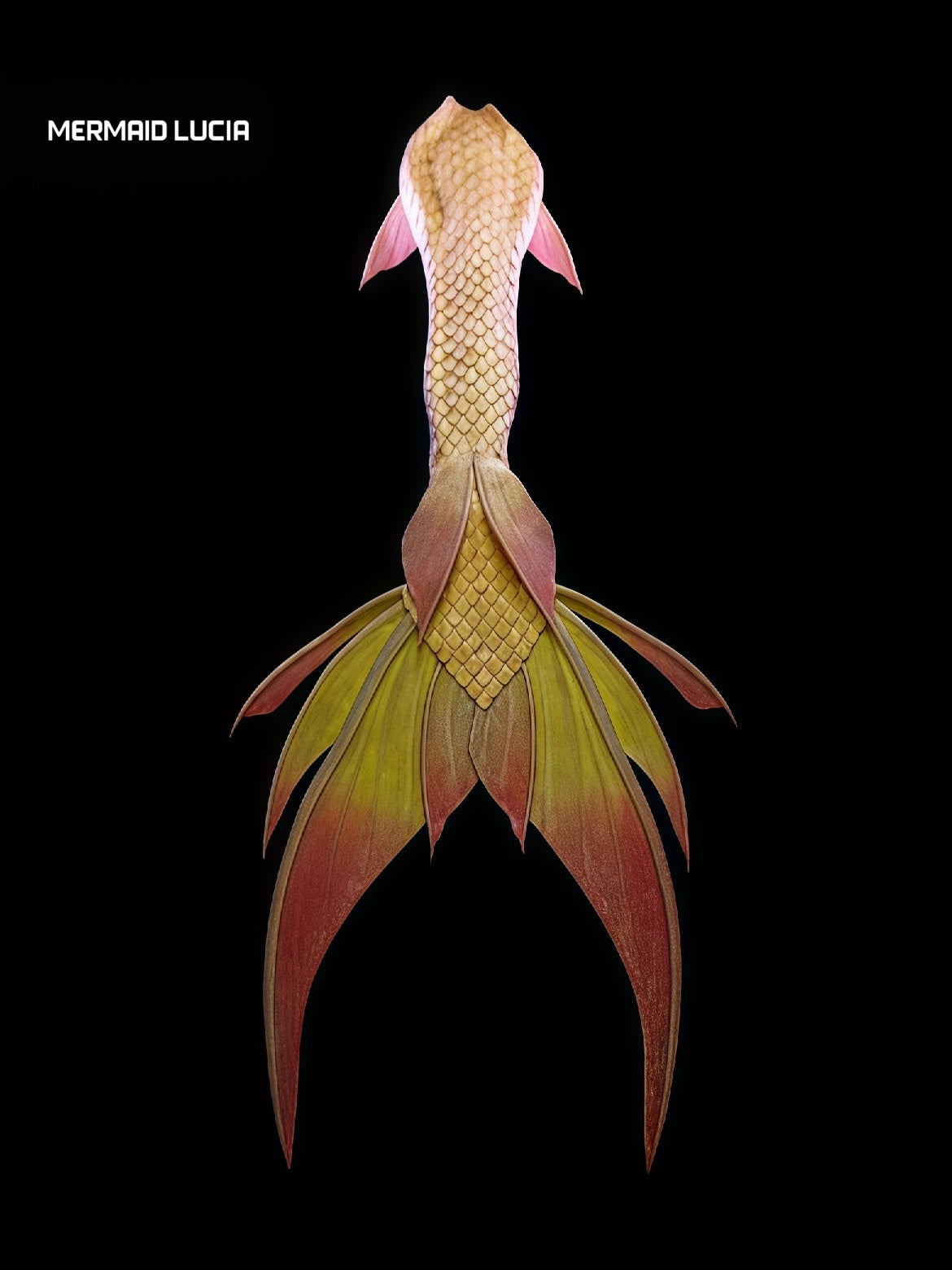 Ultralight Silicone Series Mermaid Merman Tail Beginning of Reef Rever ...