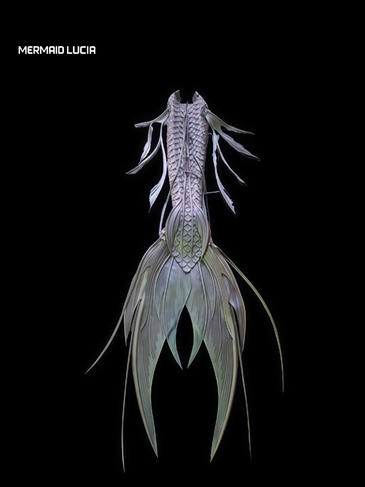 Ultralight Silicone Series Mermaid Merman Tail Beginning of Jade Fount ...