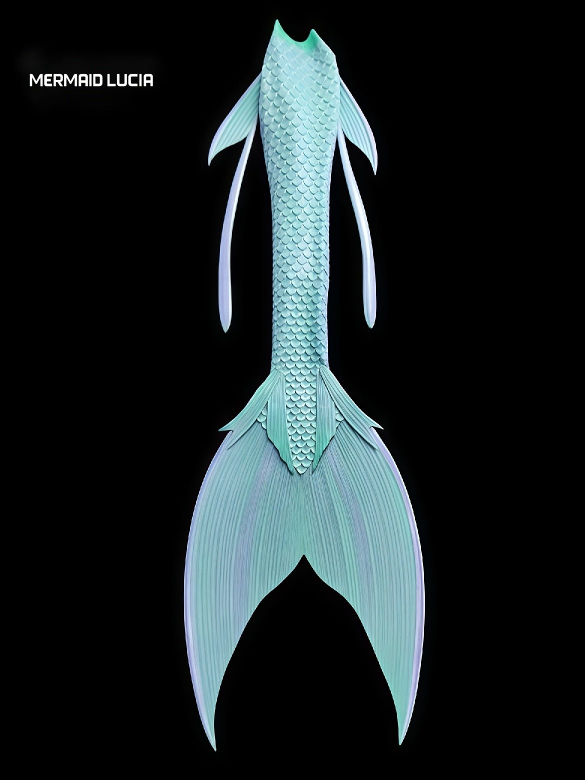 Ultralight Silicone Series Mermaid Merman Tail Beginning of Aqua Aura ...