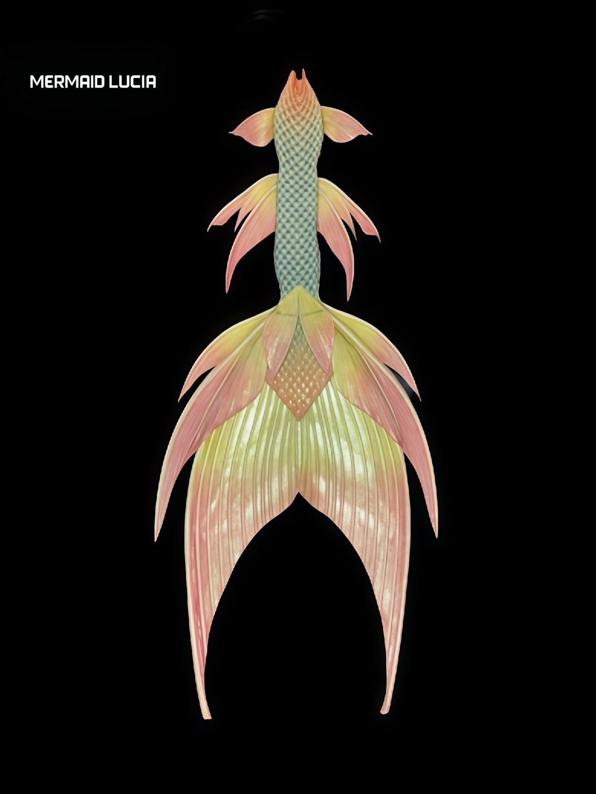Ultralight Silicone Series Mermaid Merman Tail Beginning of Starry Sea ...
