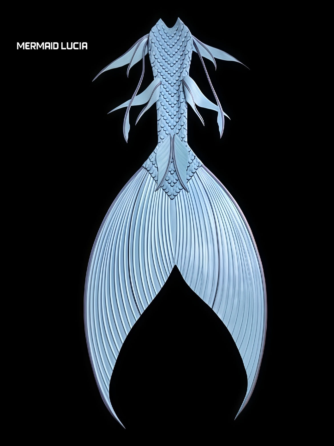 Ultralight Silicone Series Mermaid Merman Tail Beginning of Lantern 1 ...