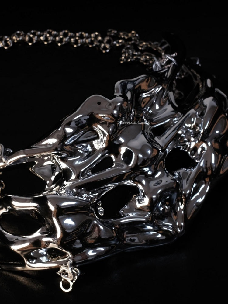 Artisan - Crafted Avant - Garde Metal Breastplate Prop – Mermaid Lucia ...