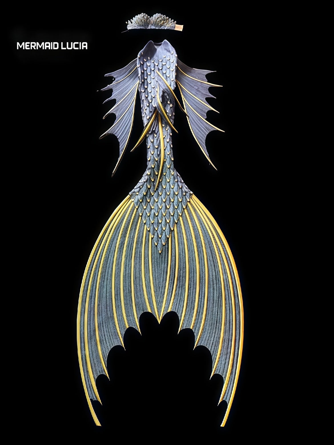 Ultralight Silicone Series Mermaid Merman Tail Beginning of Anemone Wa ...