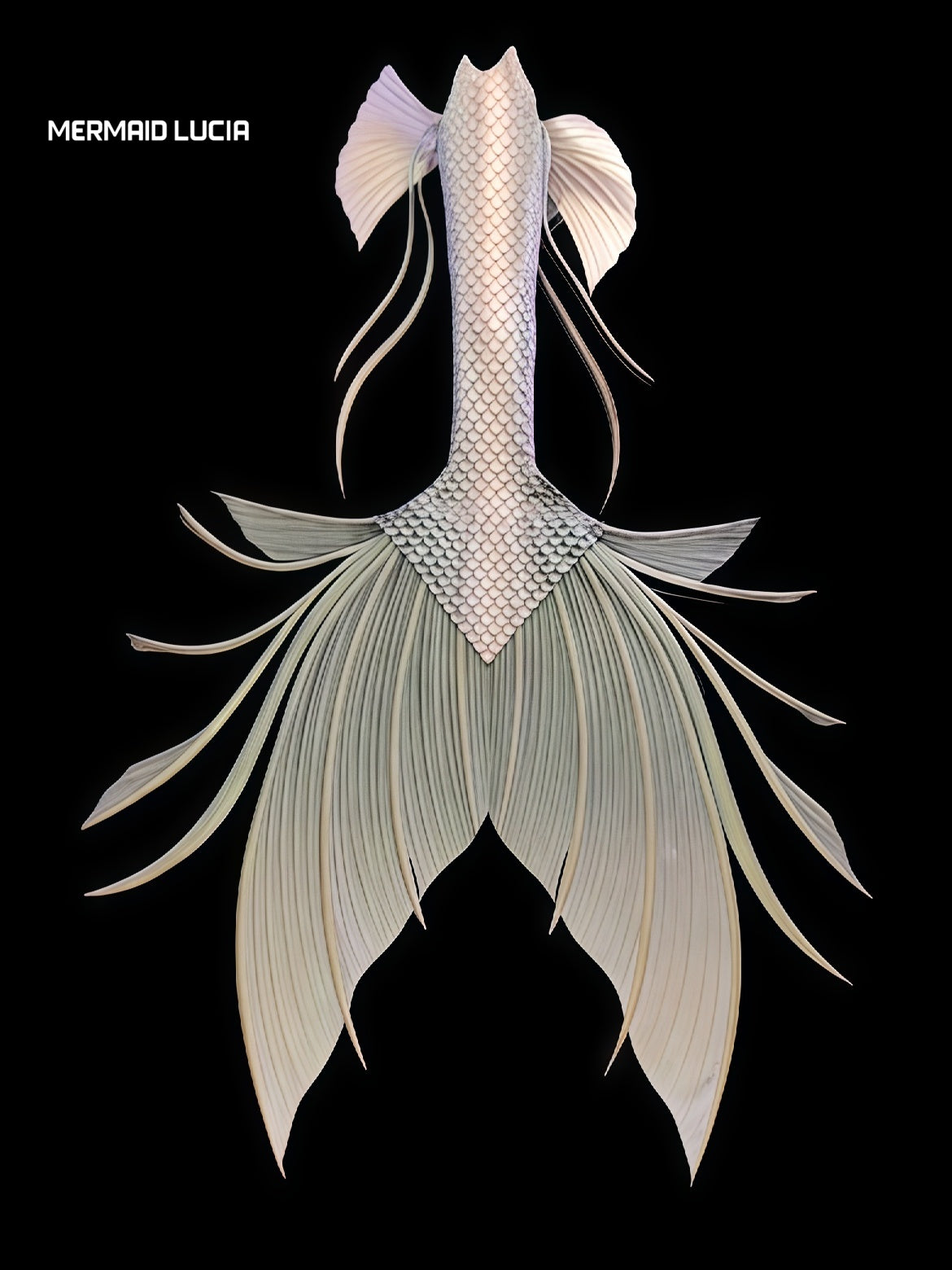 Ultralight Silicone Series Mermaid Merman Tail Beginning of Coral Danc ...