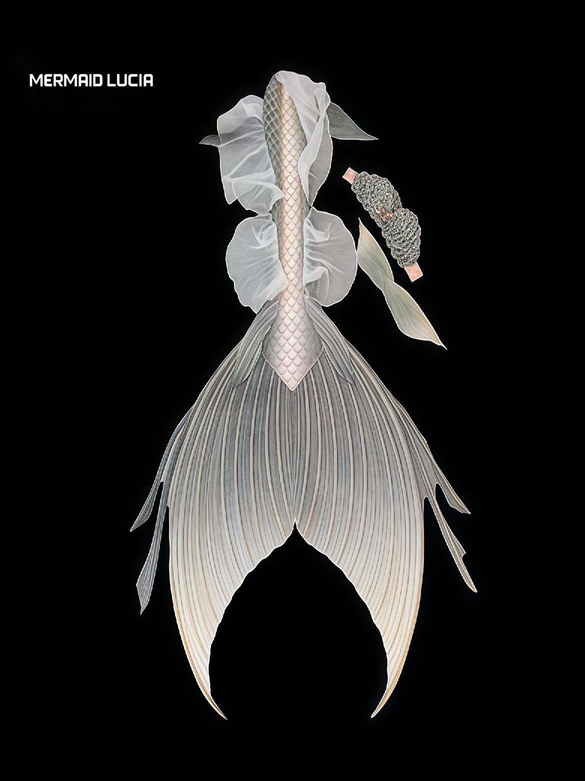 Ultralight Silicone Series Mermaid Merman Tail Beginning of Anemone Wa ...