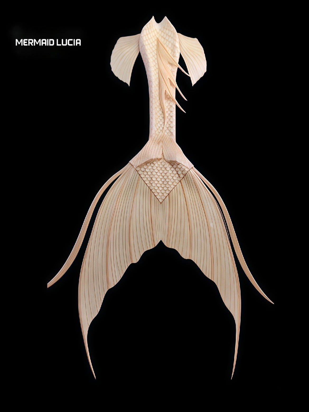 Ultralight Silicone Series Mermaid Merman Tail Beginning of Coral Danc ...