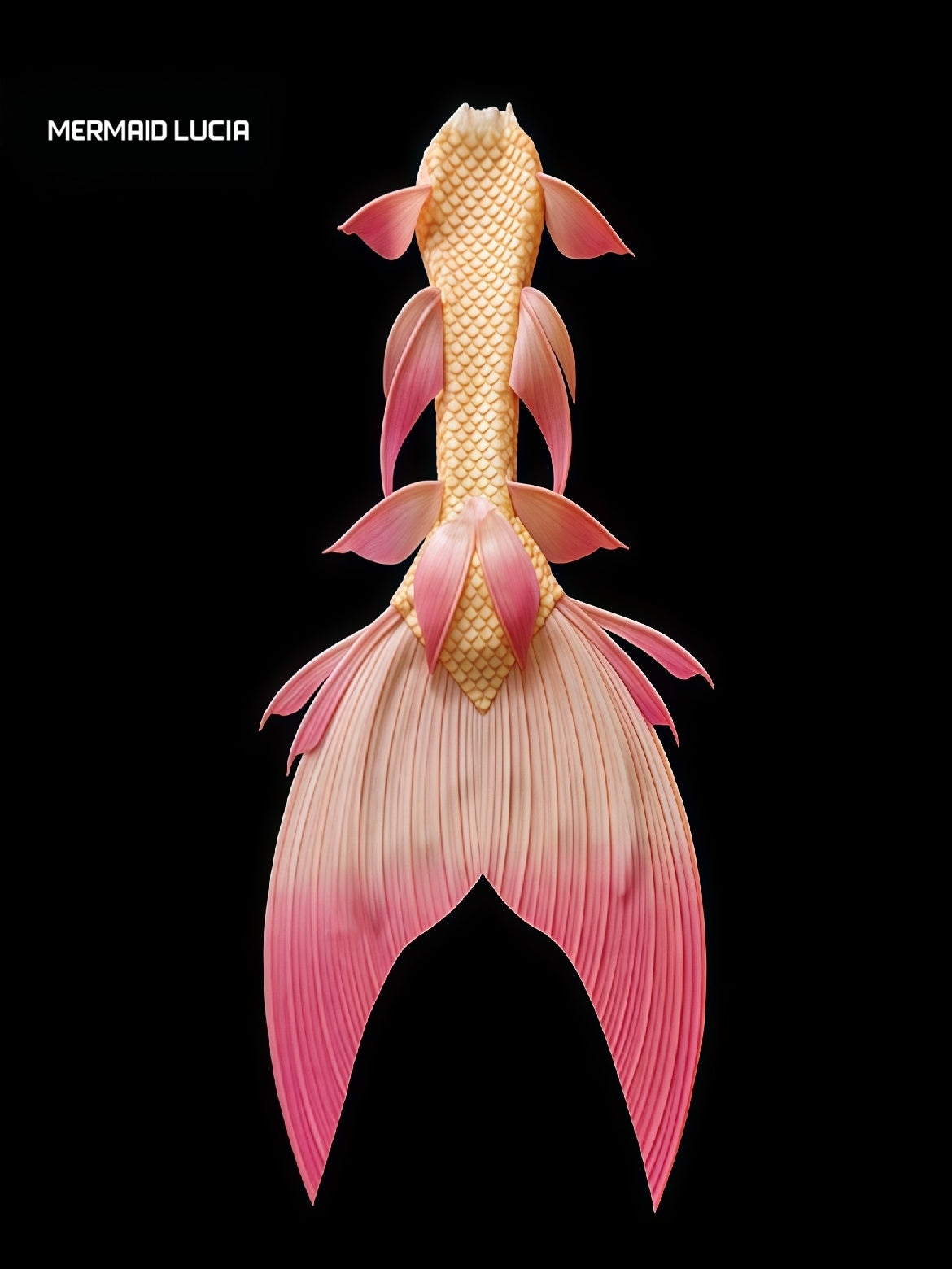 Ultralight Silicone Series Mermaid Merman Tail Beginning of Anemone Wa ...