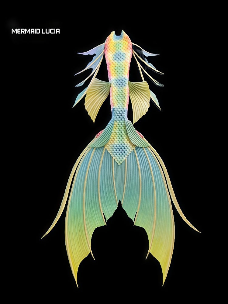 Ultralight Silicone Series Mermaid Merman Tail Beginning of Coral Danc ...