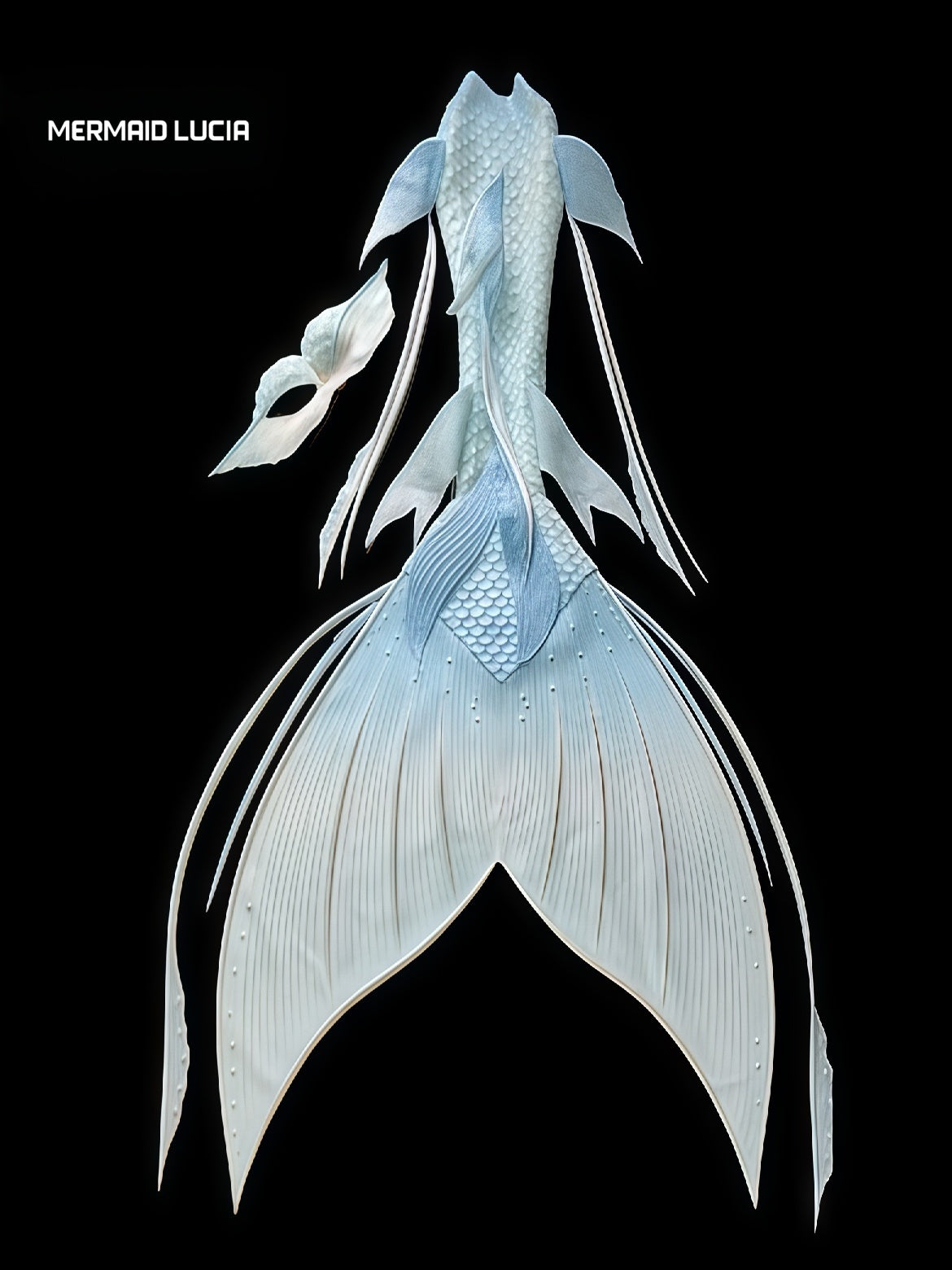 Ultralight Silicone Series Mermaid Merman Tail Beginning of Pearl 2 ...