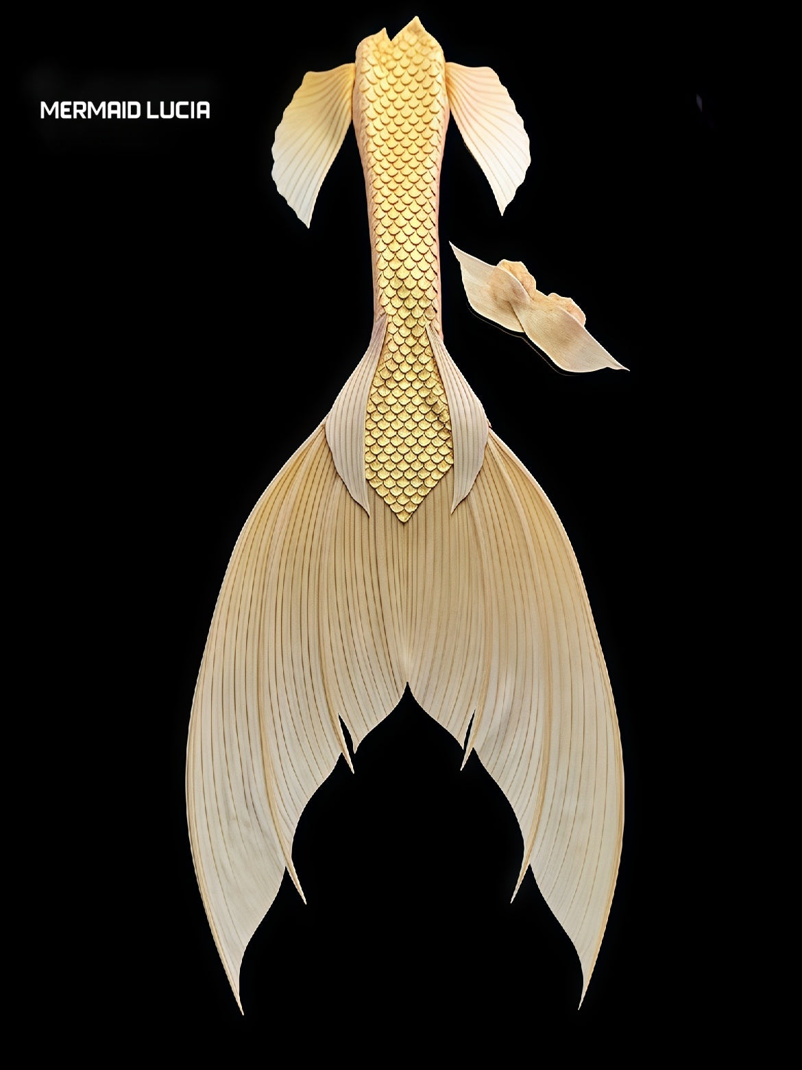 Ultralight Silicone Series Mermaid Merman Tail Beginning of Coral Danc ...
