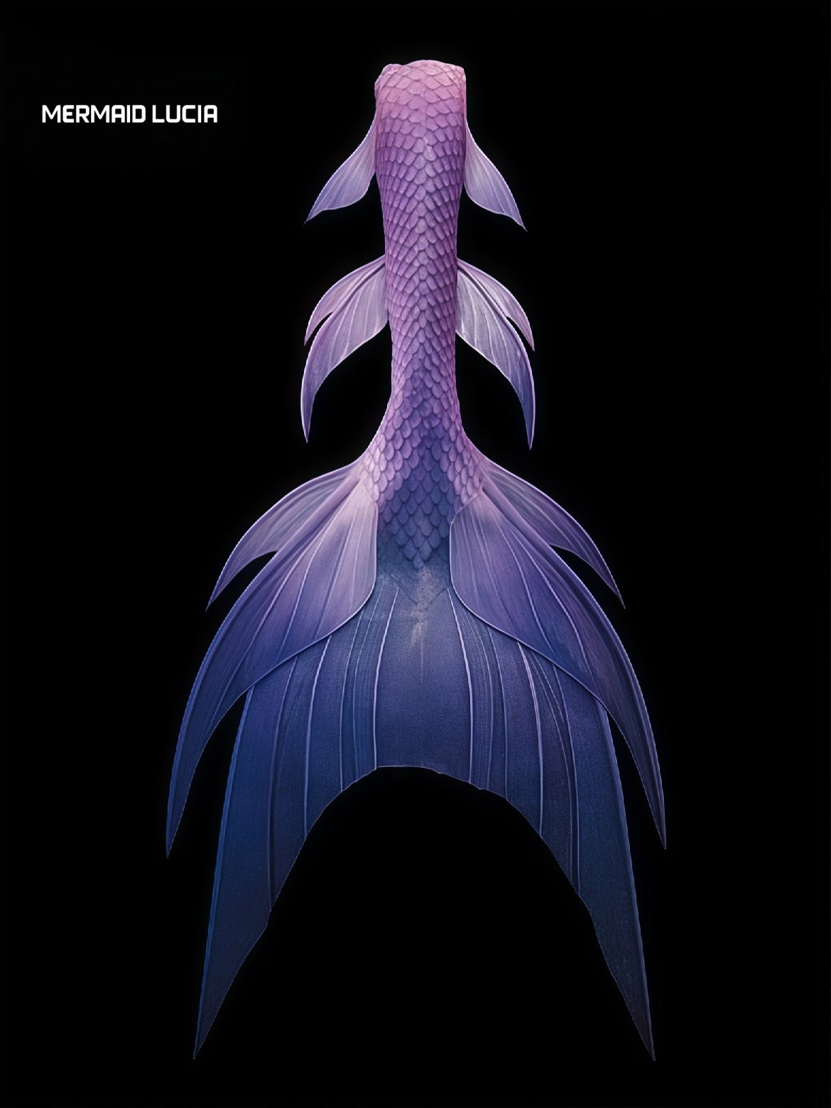 Ultralight Silicone Series Mermaid Merman Tail Beginning of Seashell S ...