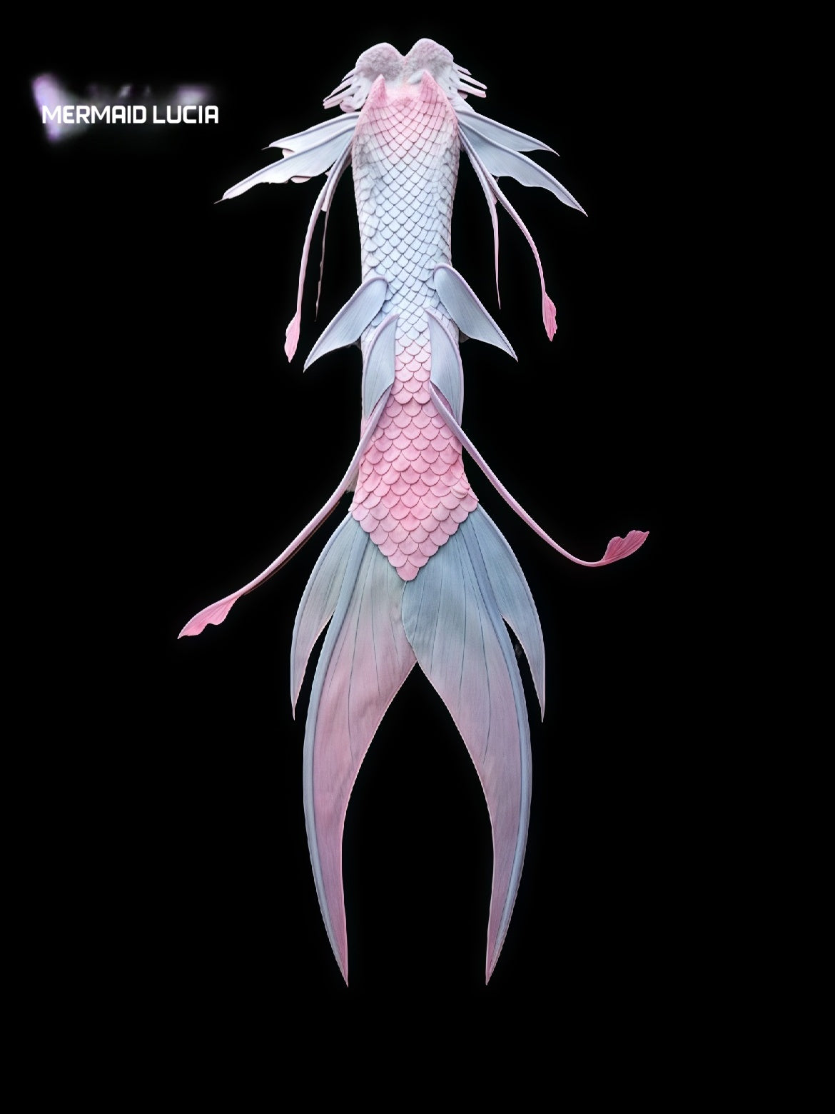 Ultralight Silicone Series Mermaid Merman Tail Beginning of Lesser Hea ...