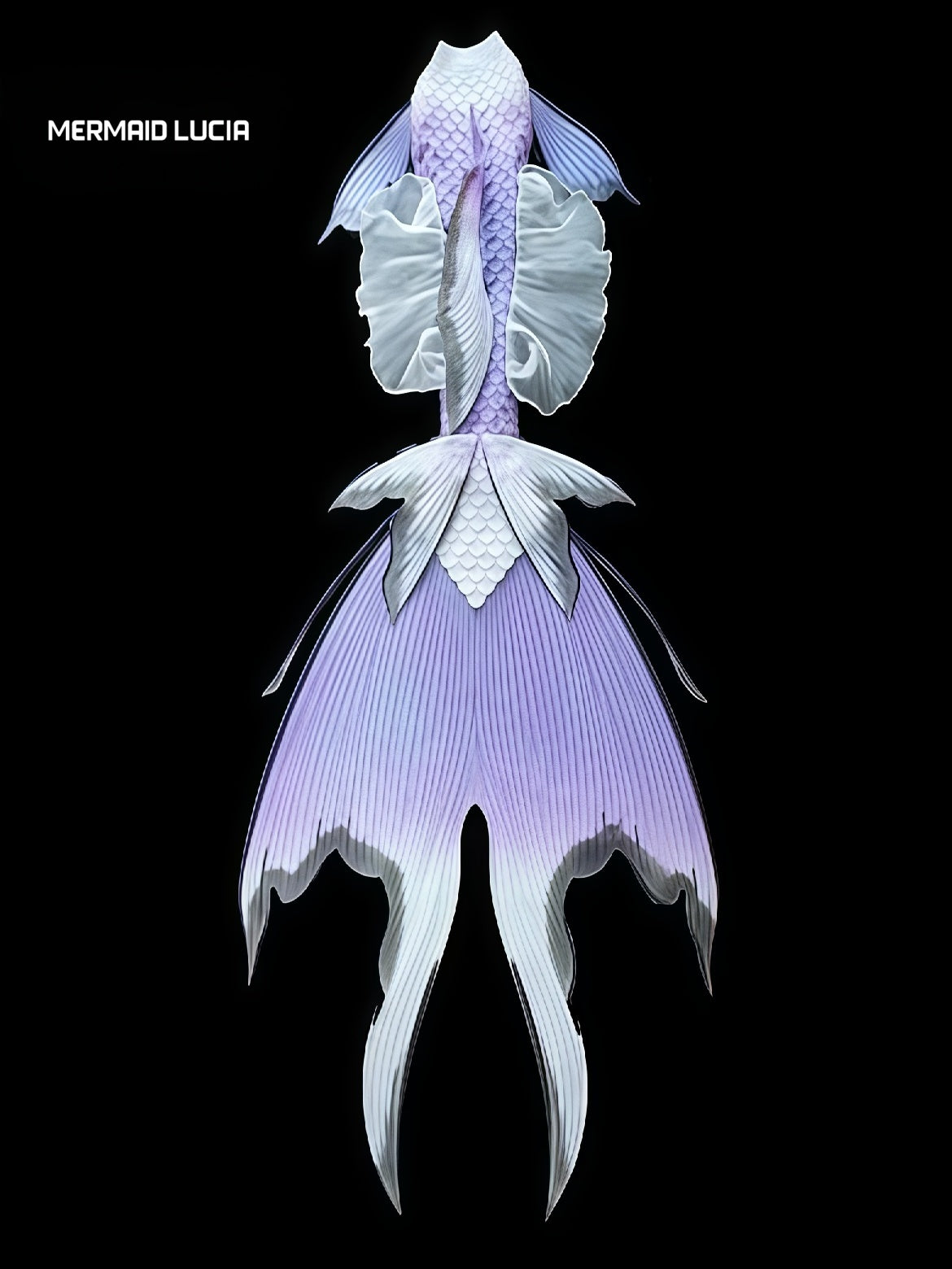 Ultralight Silicone Series Mermaid Merman Tail Beginning of Butterfly ...