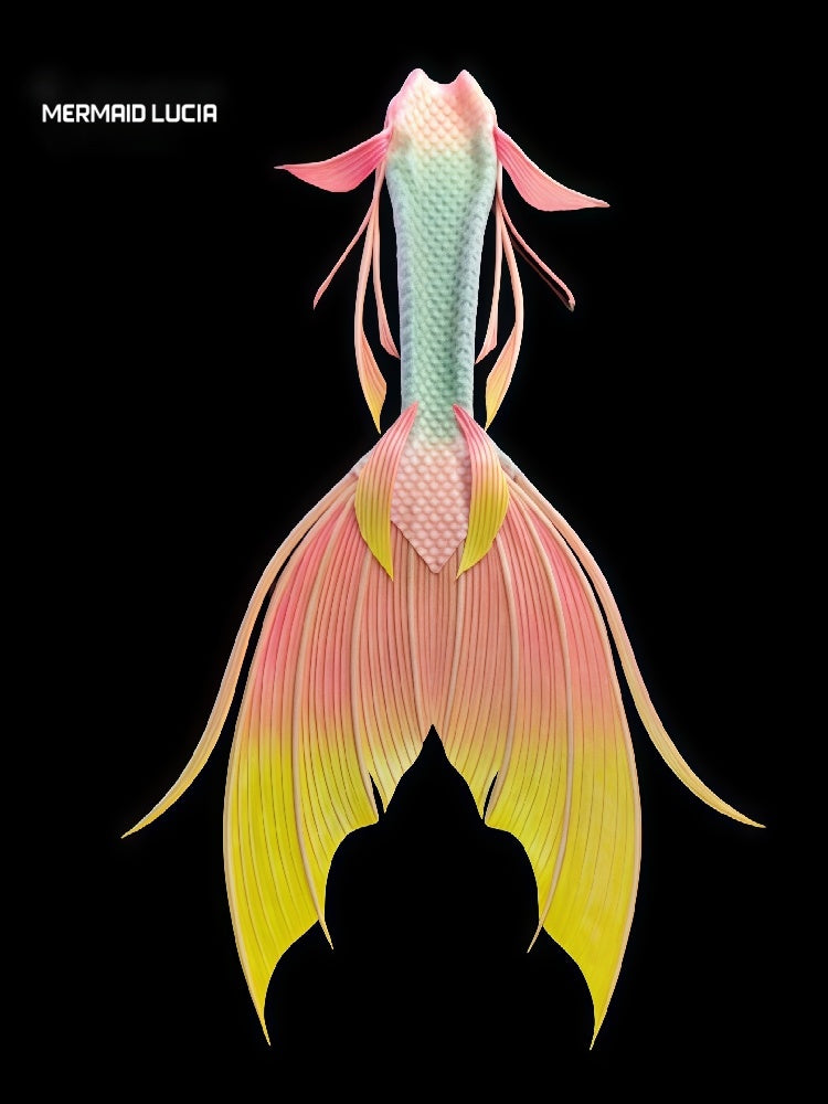 Ultralight Silicone Series Mermaid Merman Tail Beginning of Coral Danc ...