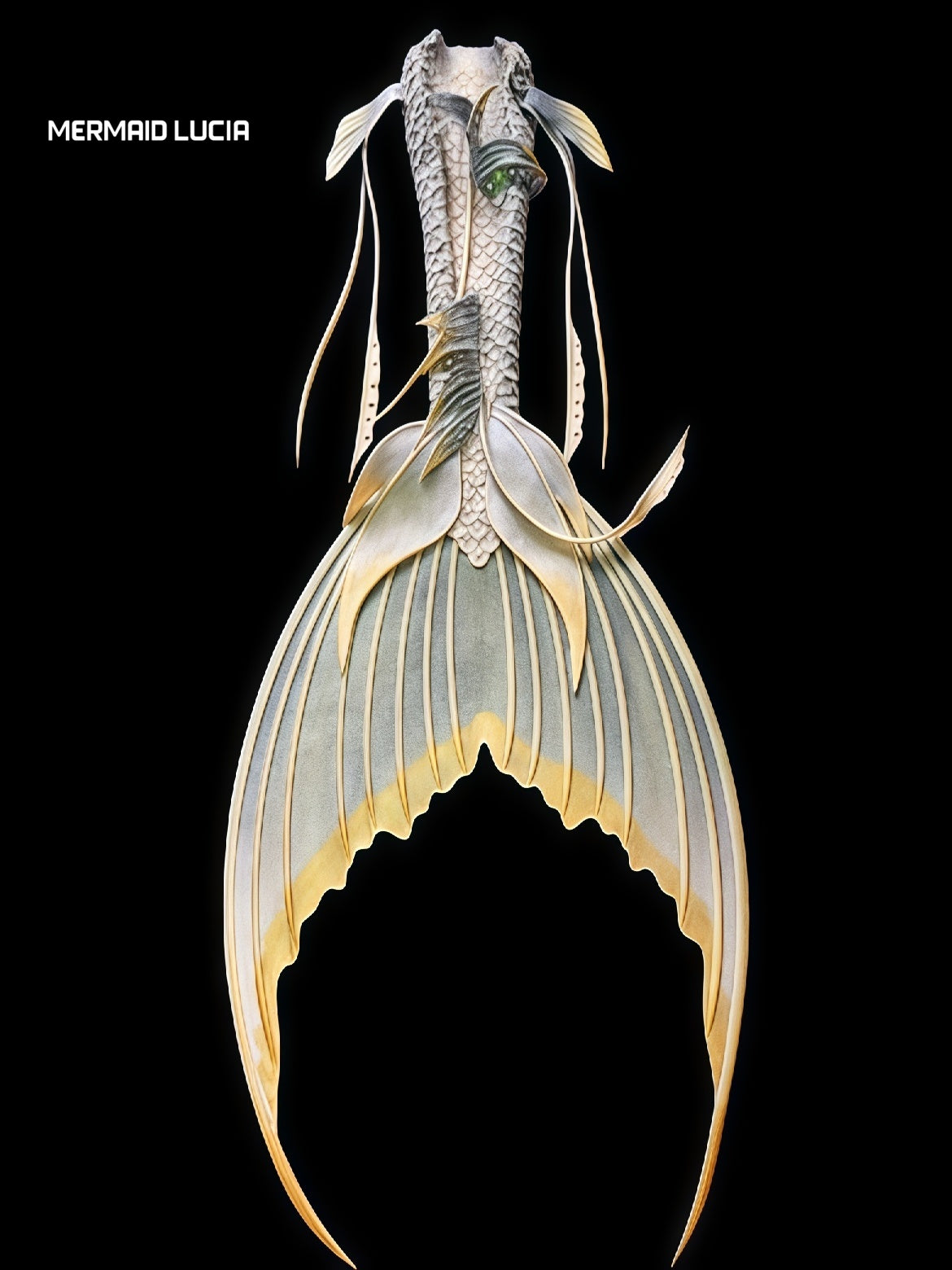 Ultralight Silicone Series Mermaid Merman Tail Beginning of Anemone Wa ...
