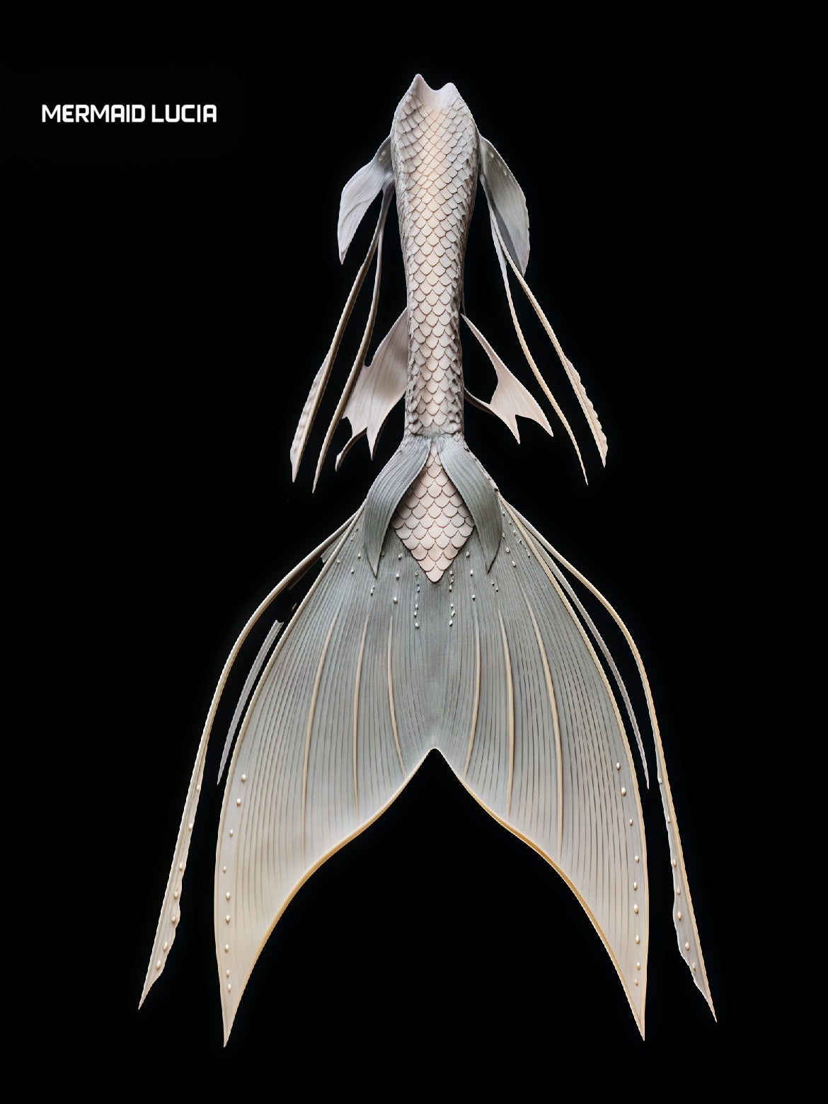 Ultralight Silicone Series Mermaid Merman Tail Beginning of Pearl 4 ...