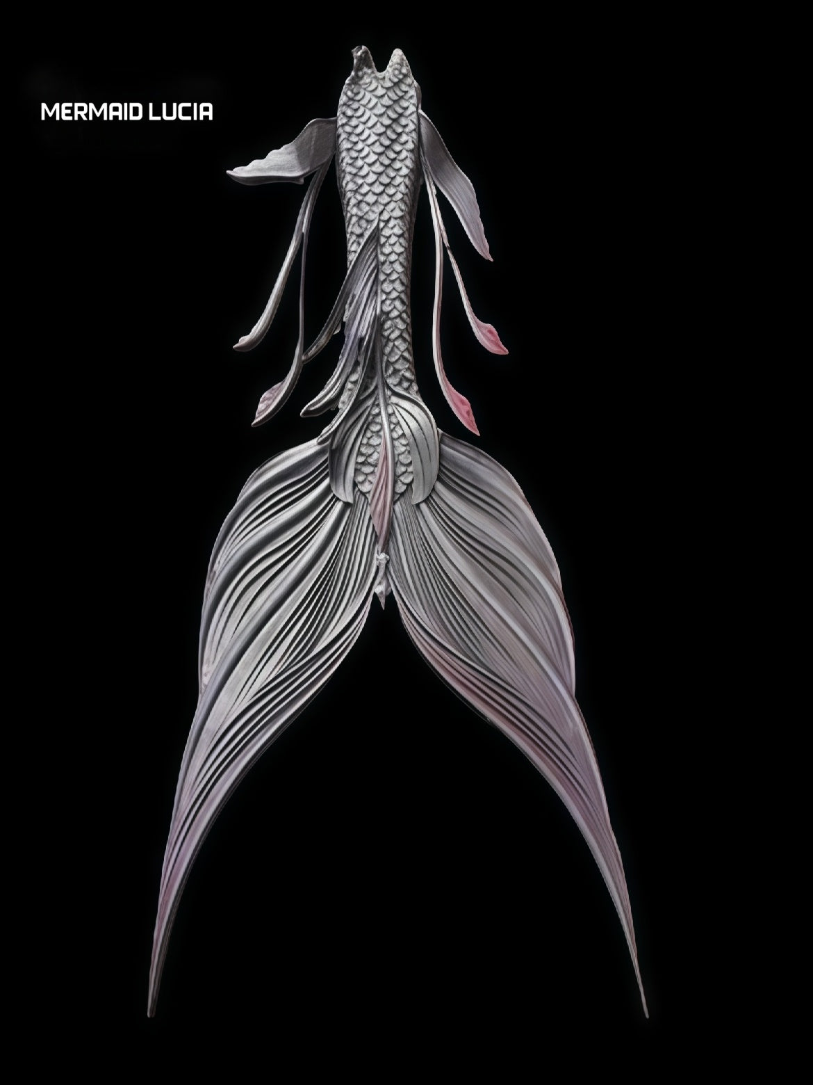 Ultralight Silicone Series Mermaid Merman Tail Beginning of Minor Fros ...
