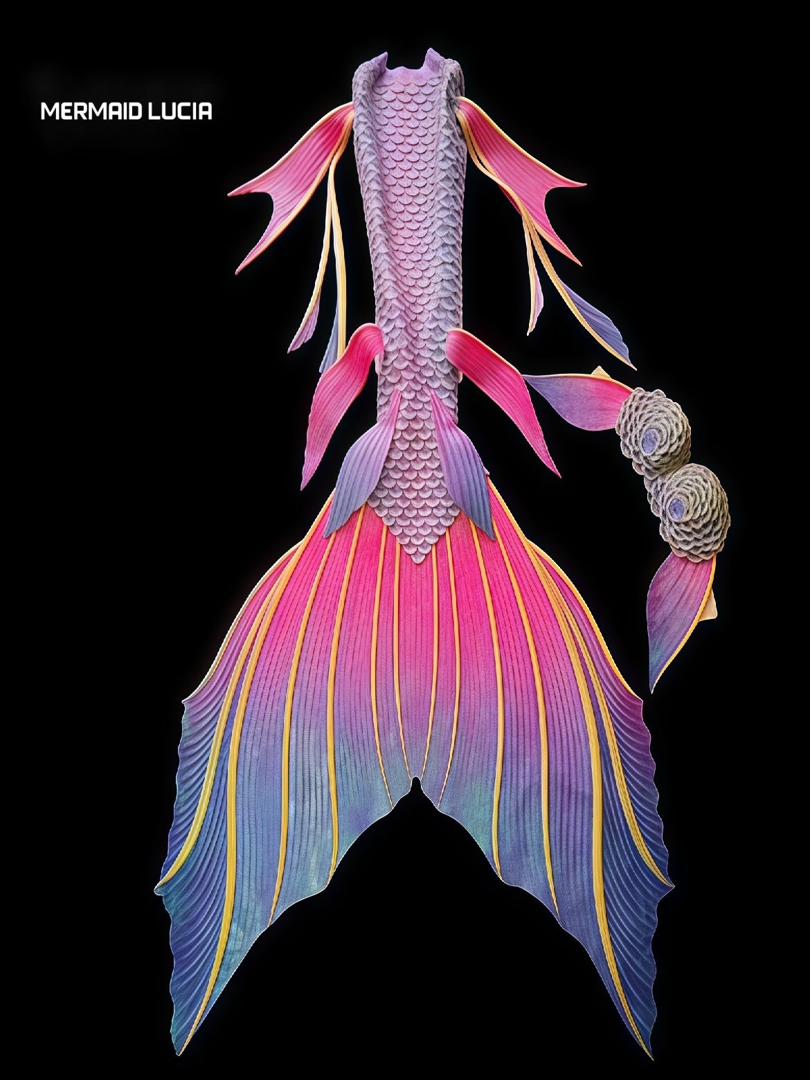 Ultralight Silicone Series Mermaid Merman Tail Beginning of Ocean Drea ...