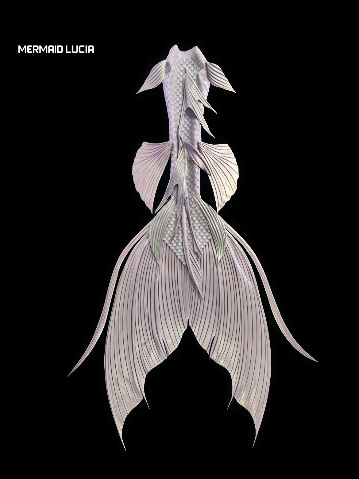Ultralight Silicone Series Mermaid Merman Tail Beginning of Coral Danc ...