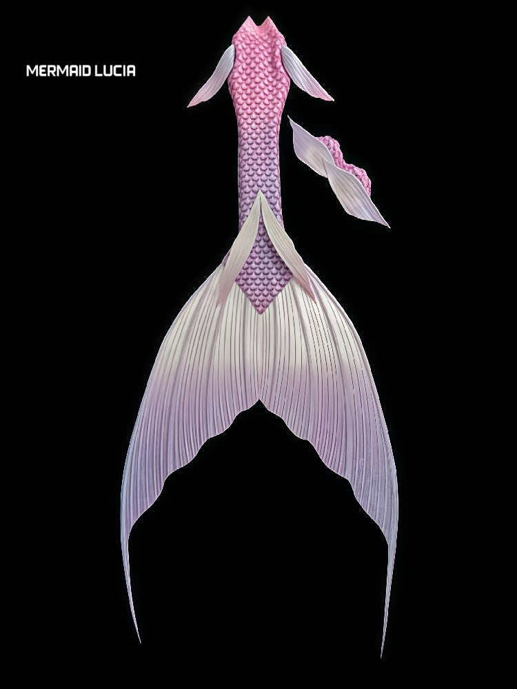 Ultralight Silicone Series Mermaid Merman Tail Beginning of Coral Danc ...
