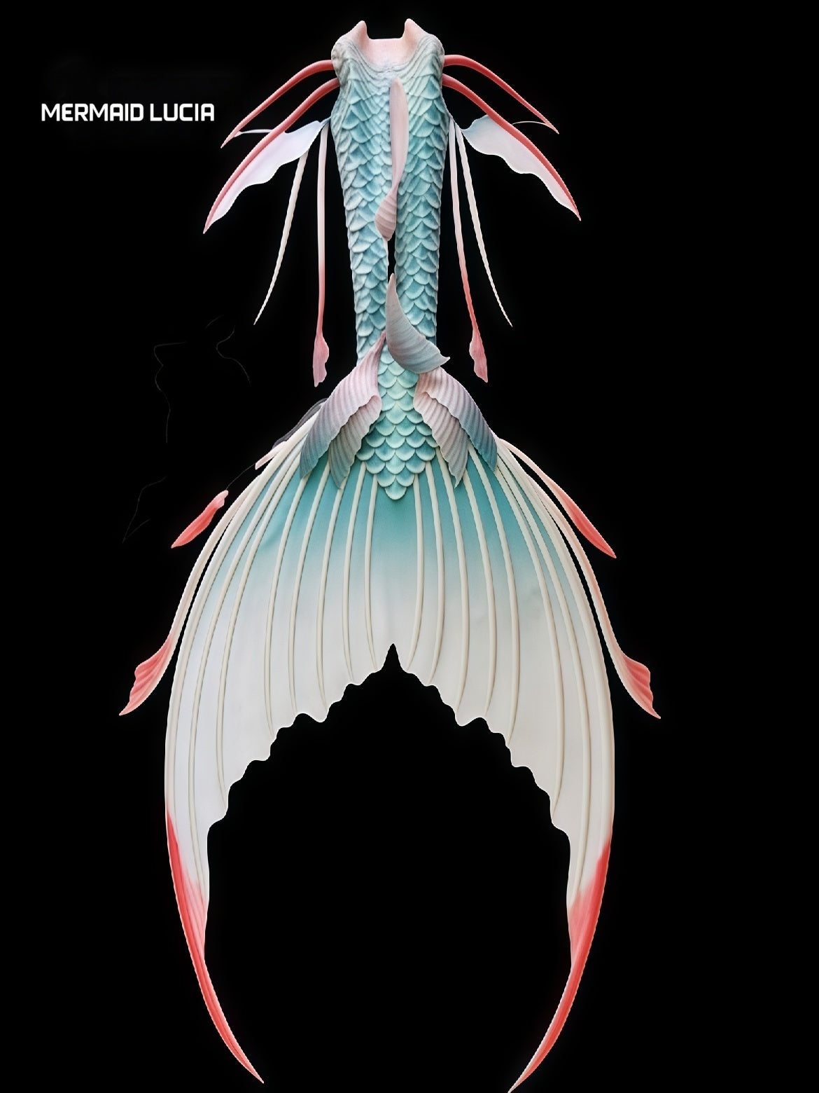 Ultralight Silicone Series Mermaid Merman Tail Beginning of Anemone Wa ...