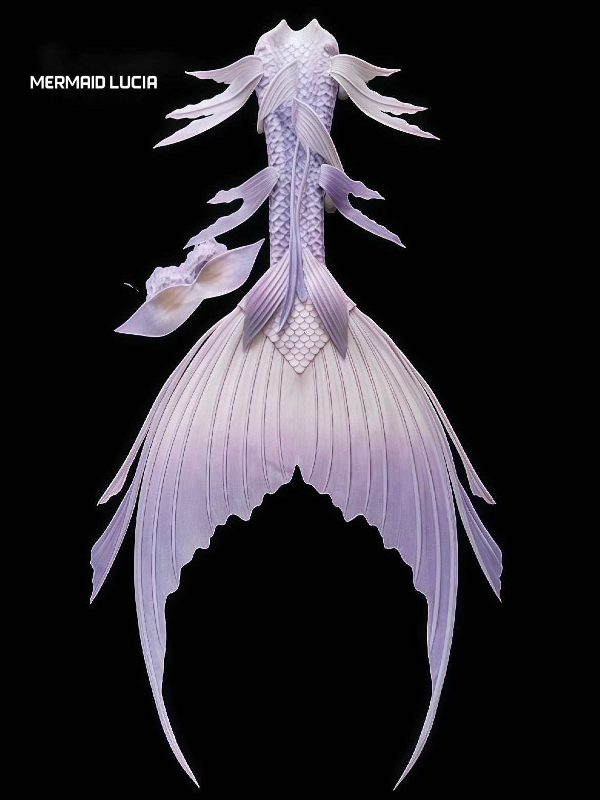 Ultralight Silicone Series Mermaid Merman Tail Beginning of Anemone Wa ...