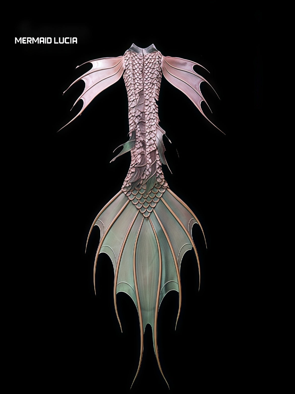 Ultralight Silicone Series Mermaid Merman Tail Beginning of Mandarin D ...