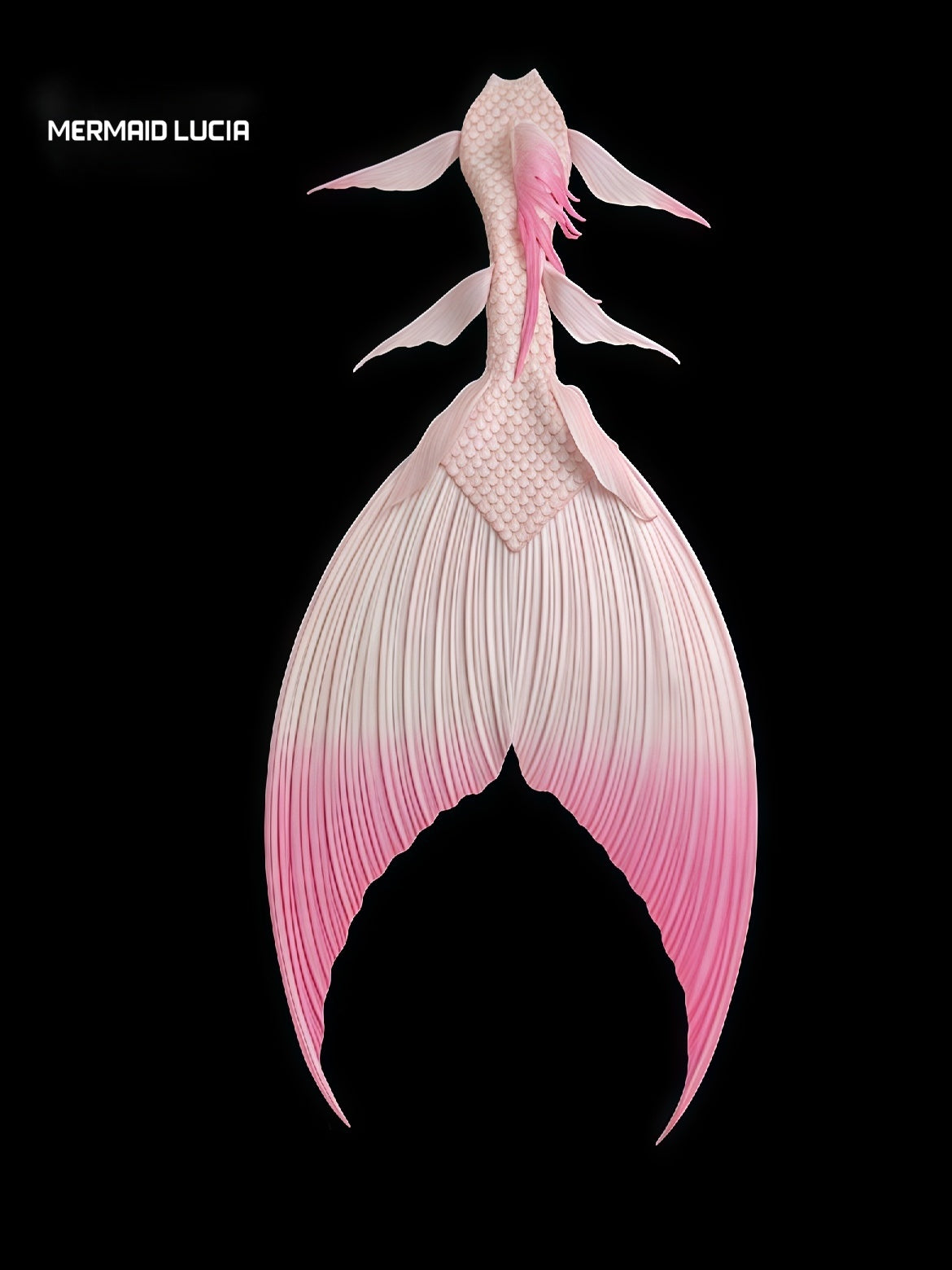 Ultralight Silicone Series Mermaid Merman Tail Beginning of Anemone Wa ...
