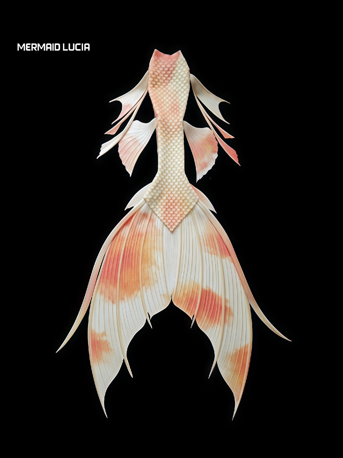 Ultralight Silicone Series Mermaid Merman Tail Beginning of Coral Danc ...