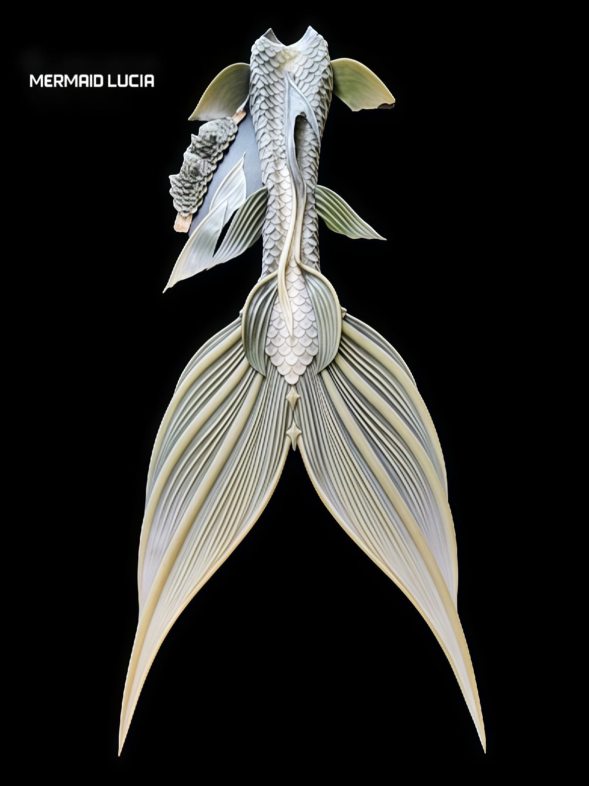 Ultralight Silicone Series Mermaid Merman Tail Beginning of Aquatic Au ...