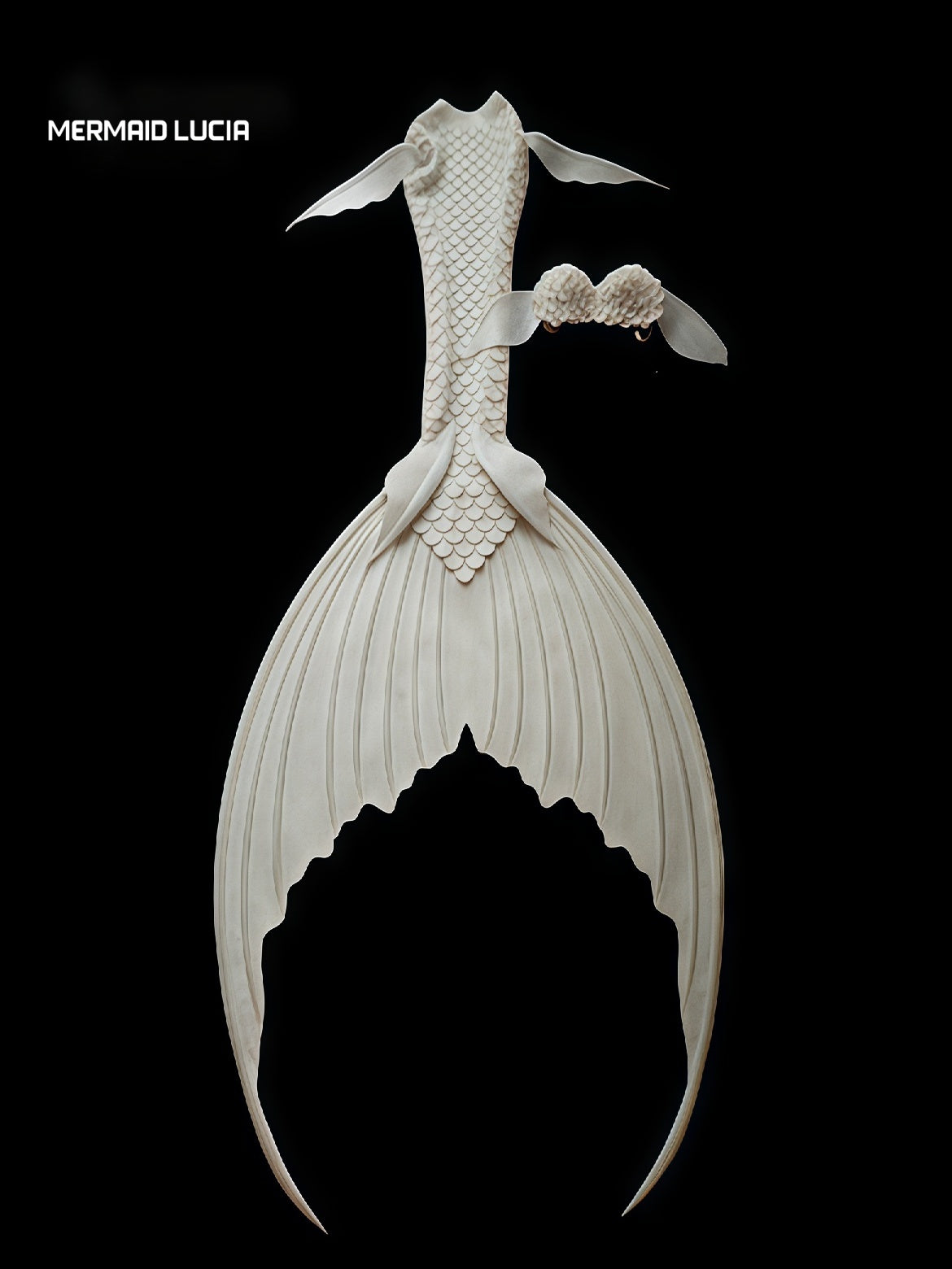 Ultralight Silicone Series Mermaid Merman Tail Beginning of Anemone Wa ...