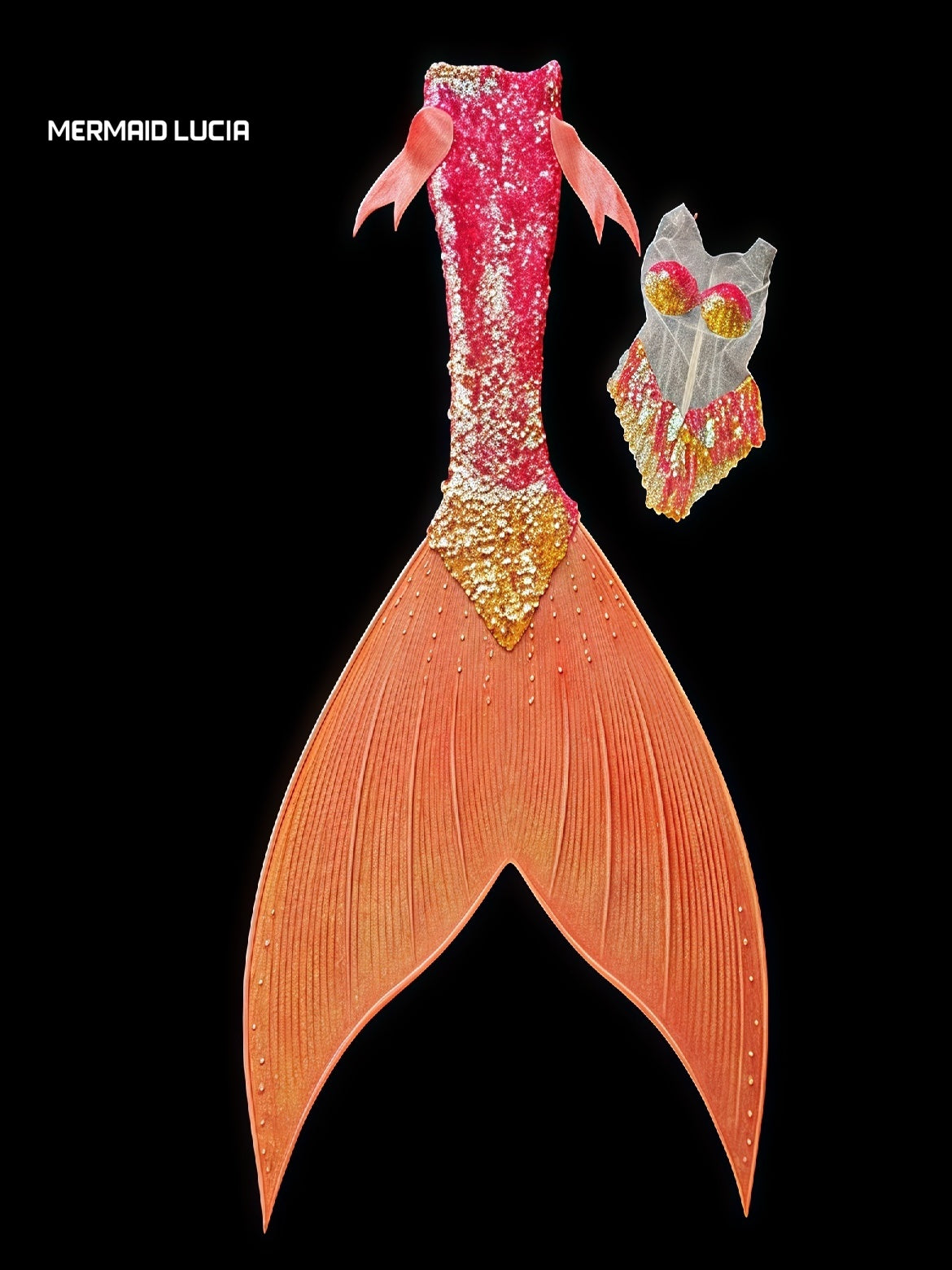 Ultralight Silicone Series Mermaid Merman Tail Beginning of Pearl 9 ...