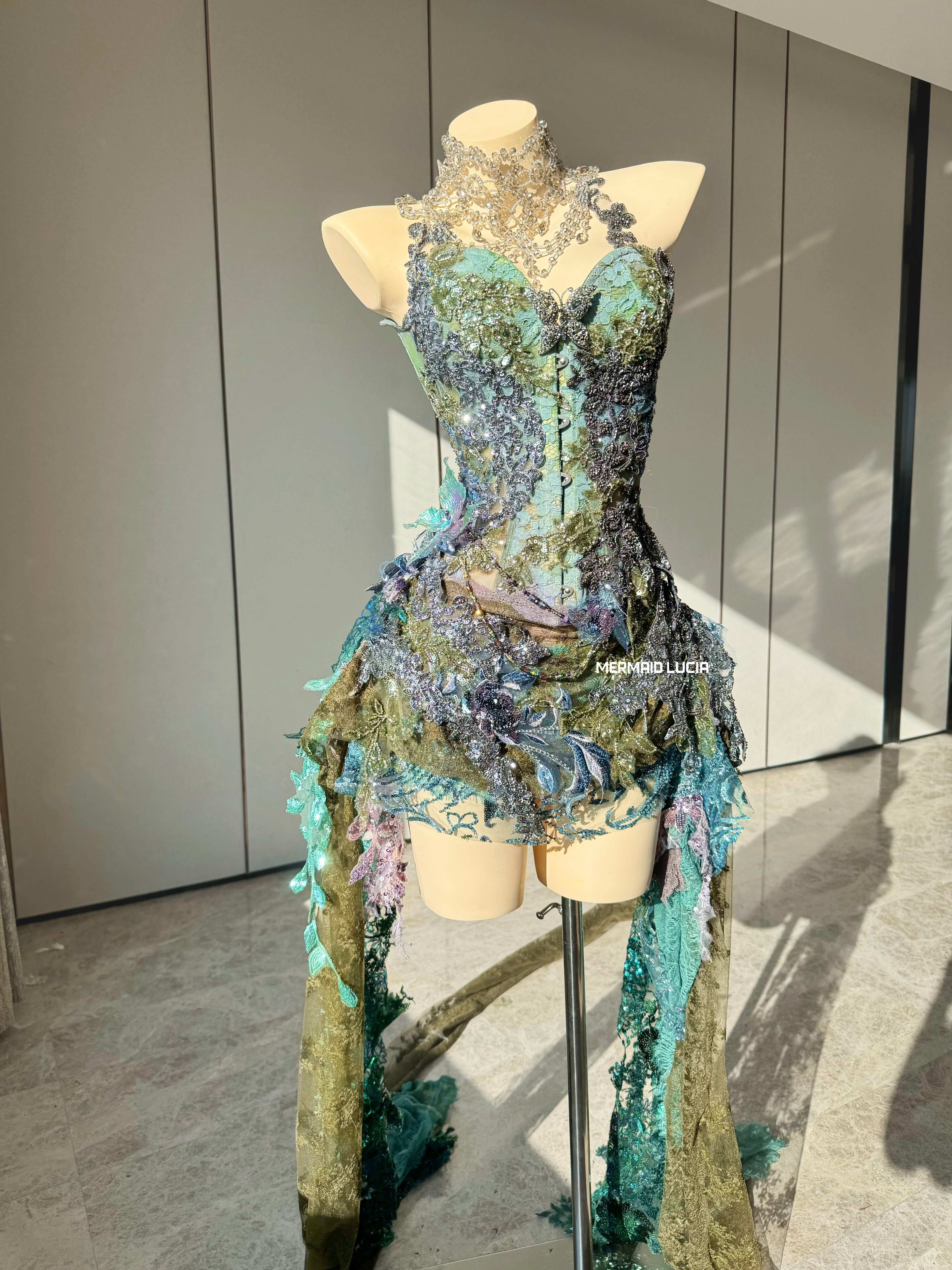 Woodland Iris Embroidered Ensemble Costume Patent-Protected – Mermaid ...