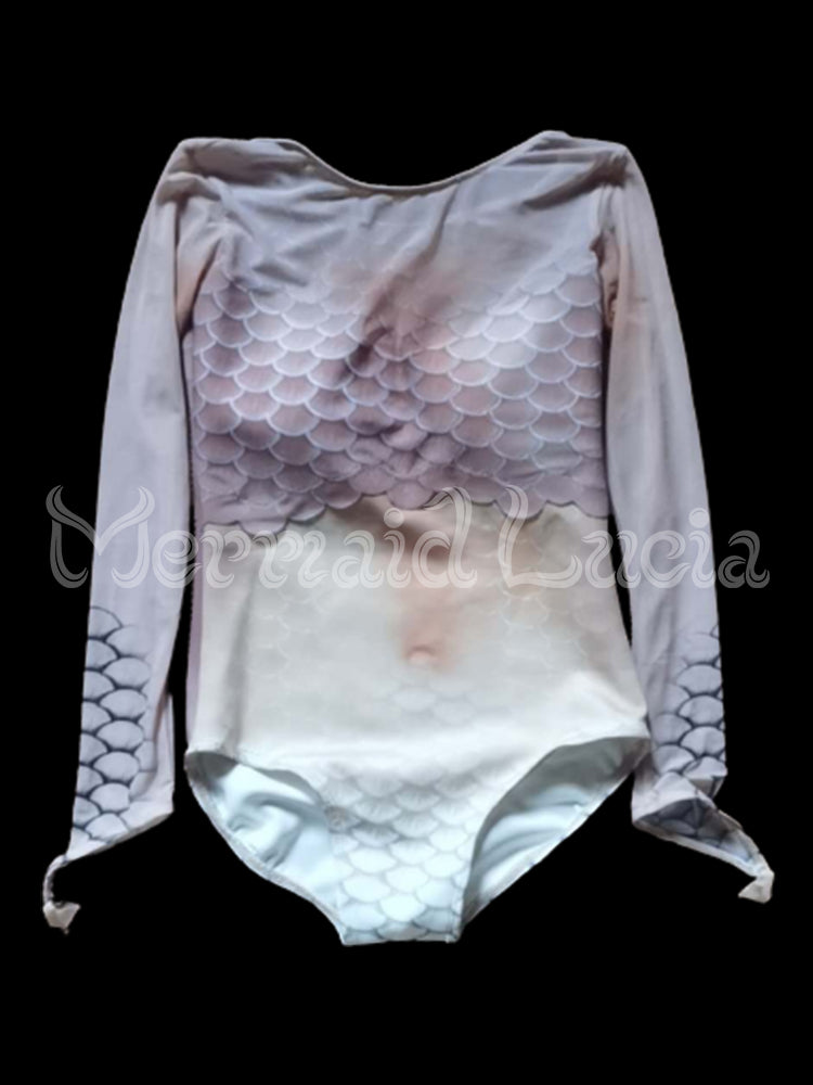 Koi Mermaid Tail 1 White Blue – Mermaid Lucia Official