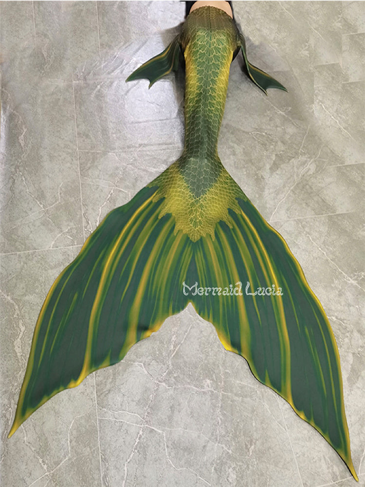 Fantasy Illusion Mermaid Tail Color 15 Dark Green – Mermaid Lucia Official