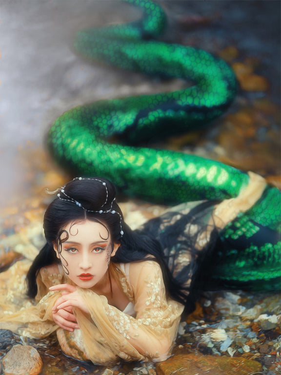 Shooting Props Photography Dragon Snake Tail Mermaid Merman Tails ...