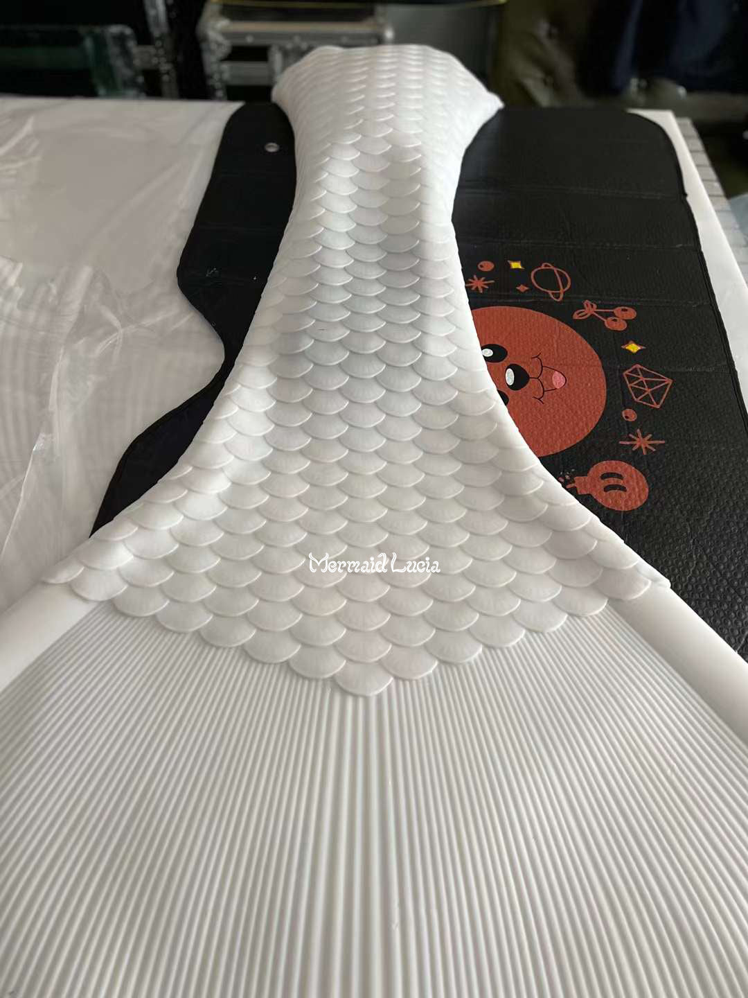 Swordfish Silicone Mermaid Merman Tail Monofin for Diving Swimming Cos ...