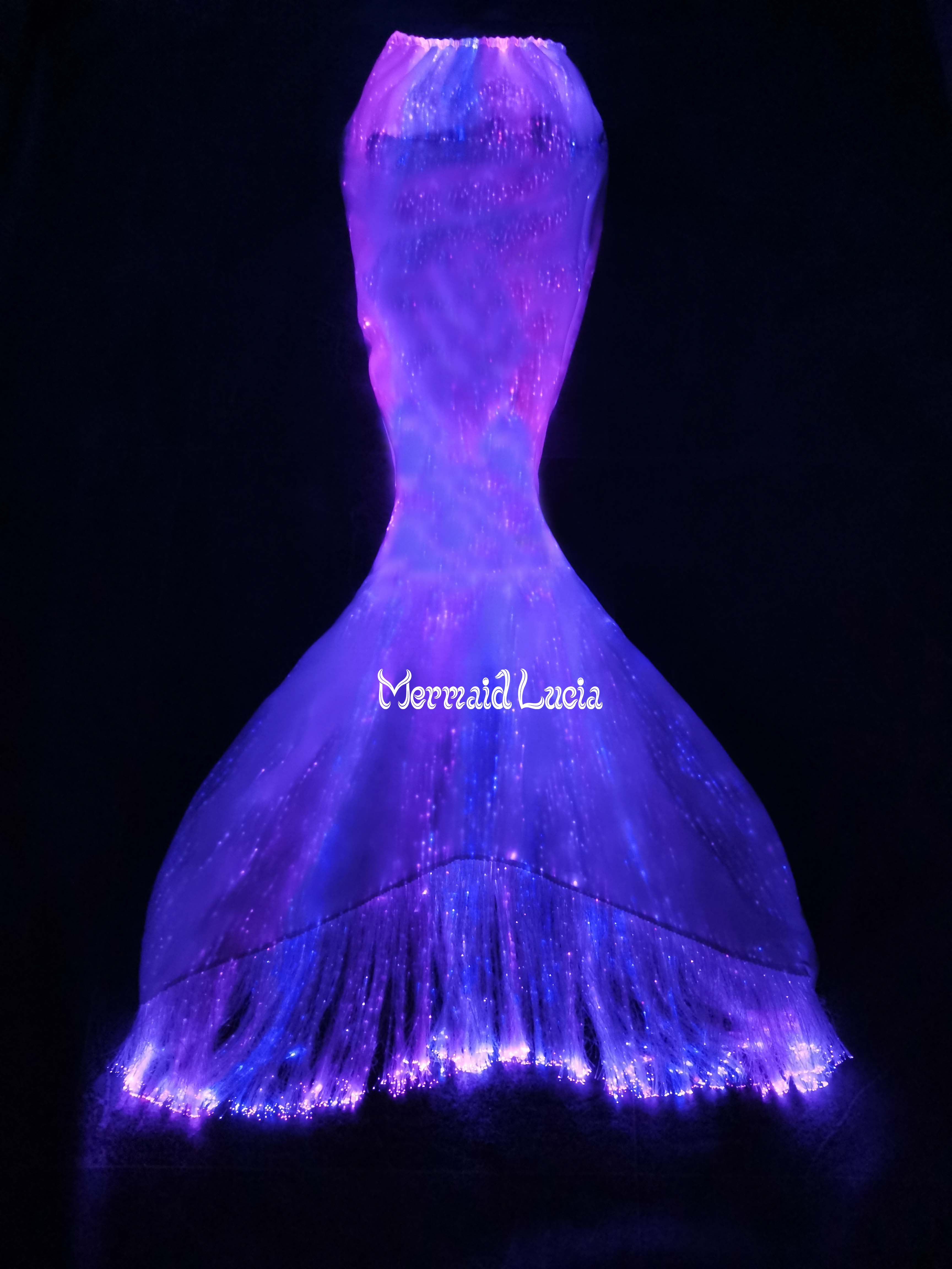 Luminous Mermaid Tail Mermaids Glow Wedding Cosplay Swimsuit Diving Pe ...