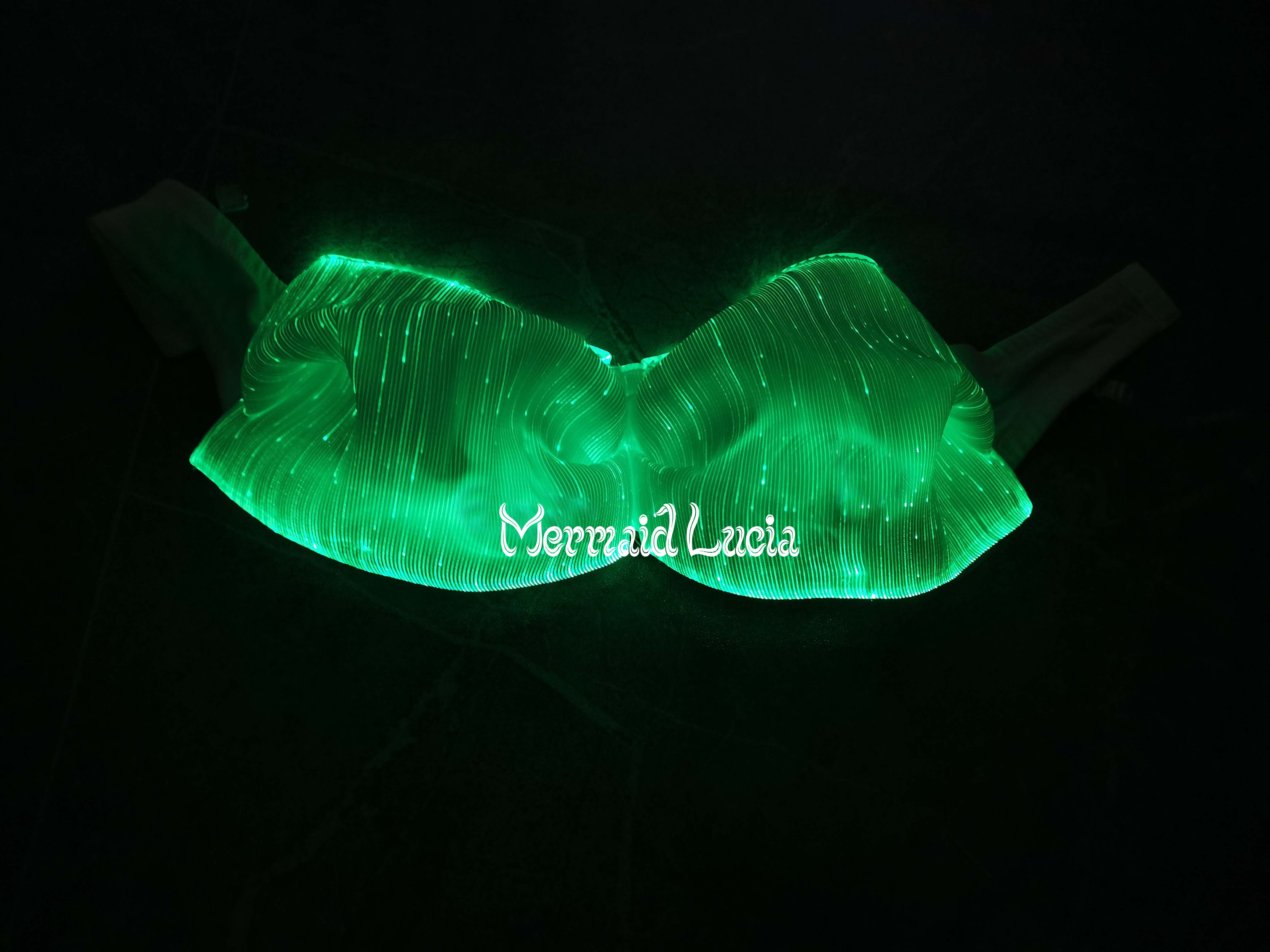 Luminous Mermaid Tail Mermaids Glow Wedding Cosplay Swimsuit Diving Pe ...
