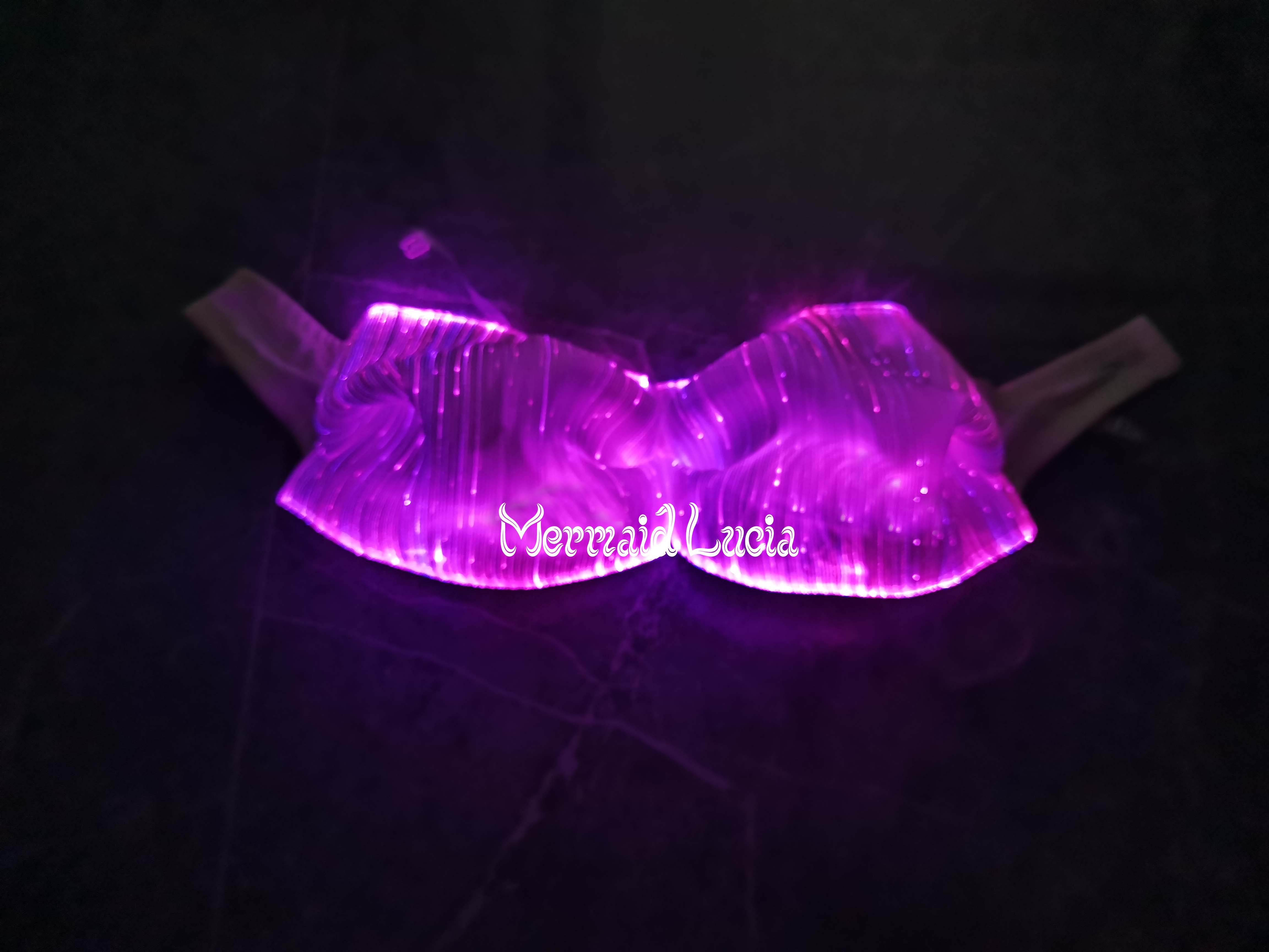 Luminous Mermaid Tail Mermaids Glow Wedding Cosplay Swimsuit Diving Pe