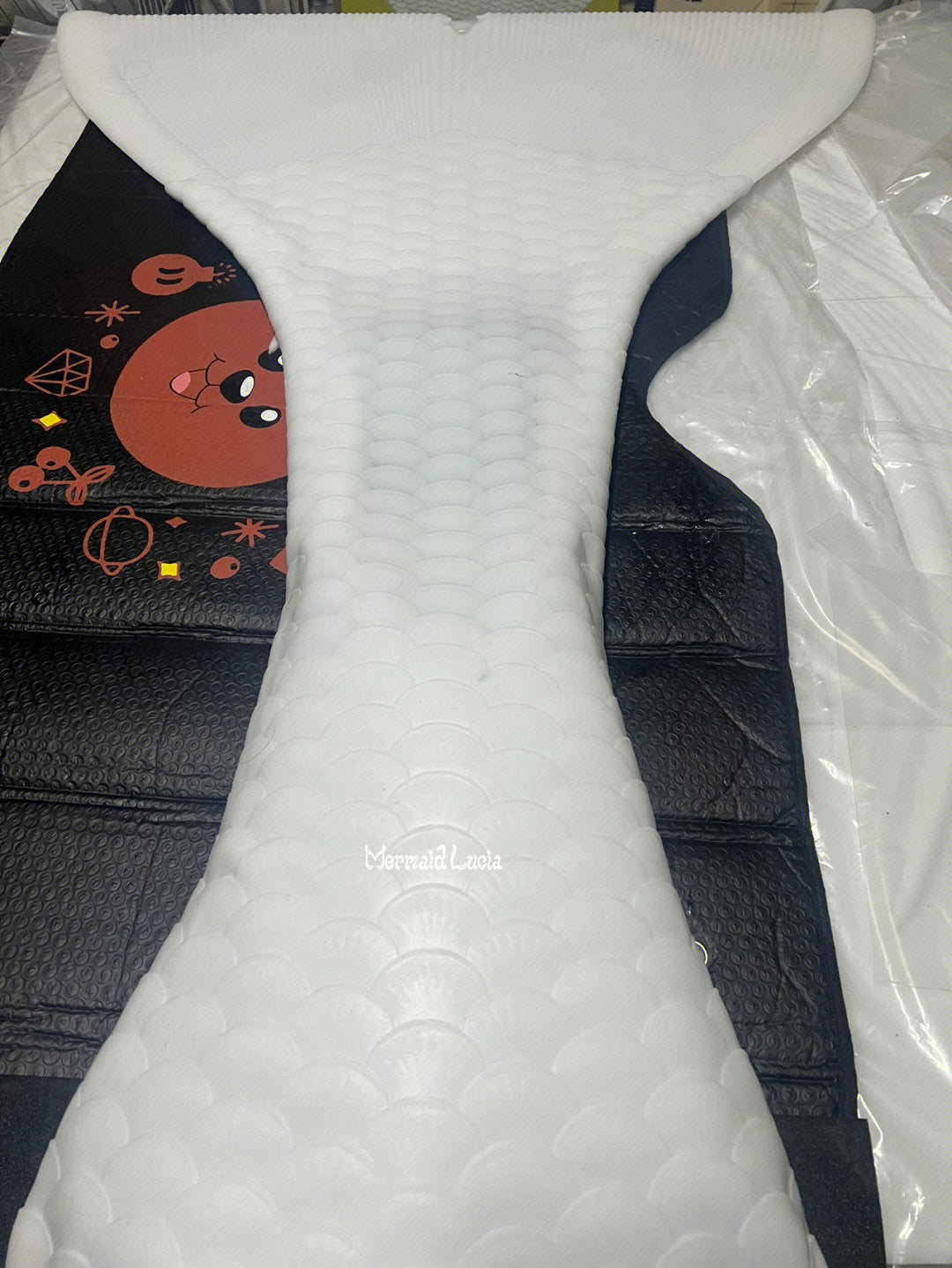 Swordfish Silicone Mermaid Merman Tail Monofin for Diving Swimming Cos ...