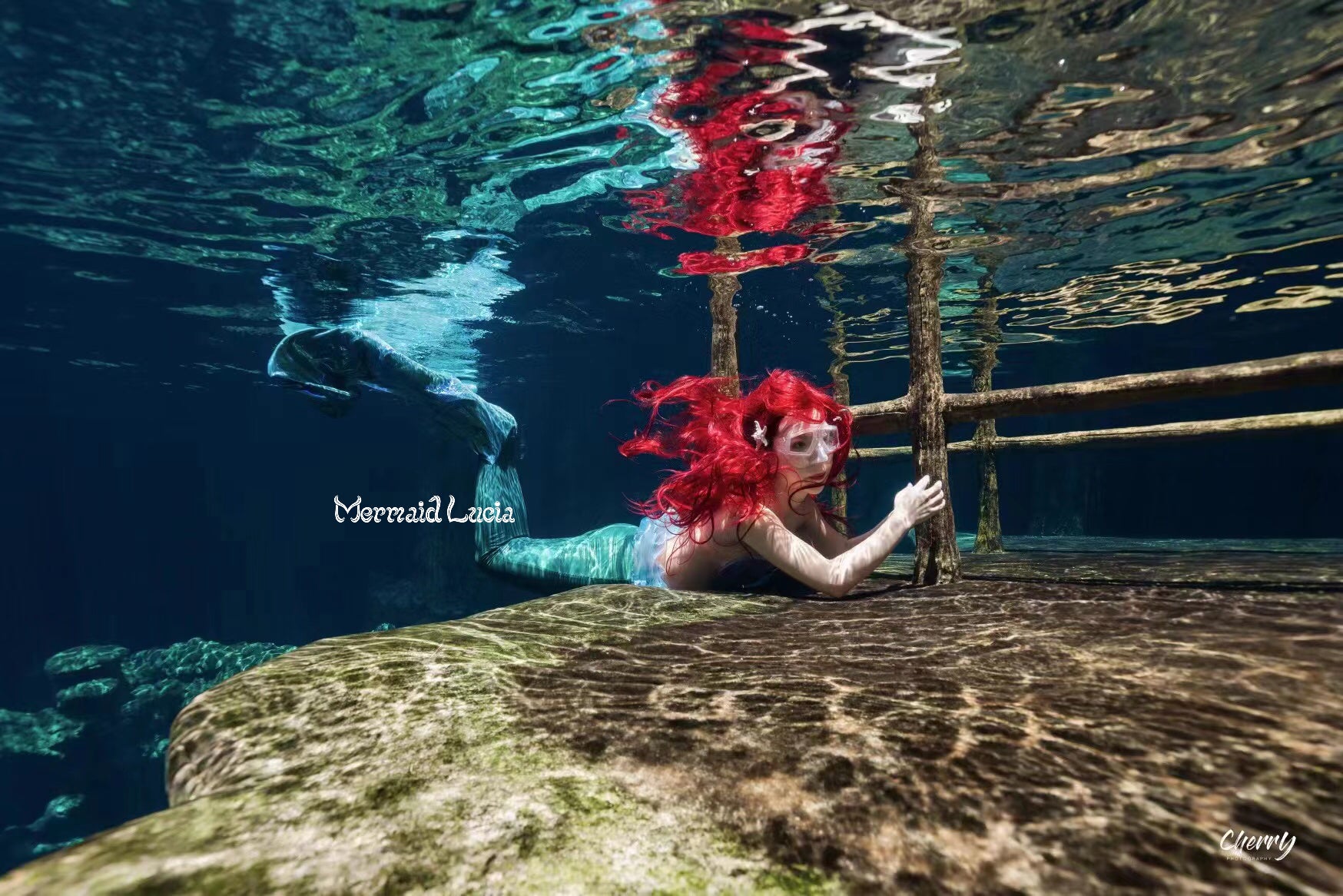 Mermaid Little Mermaid Tail 1 Reflective Fabric Teal Color – Mermaid ...