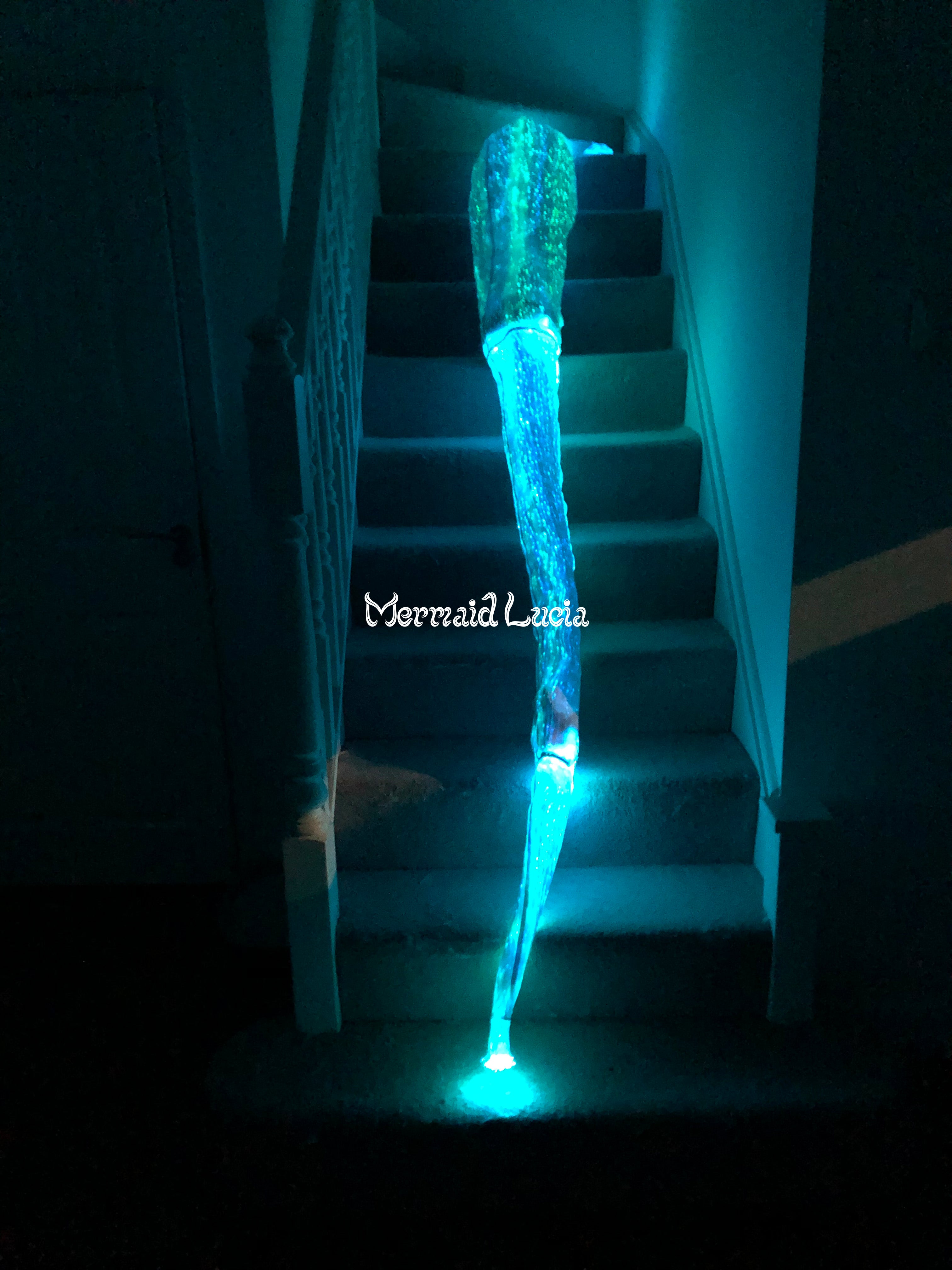 Luminous Waterproof Amphibious Snake Tail for Diving Swimming Shooting ...