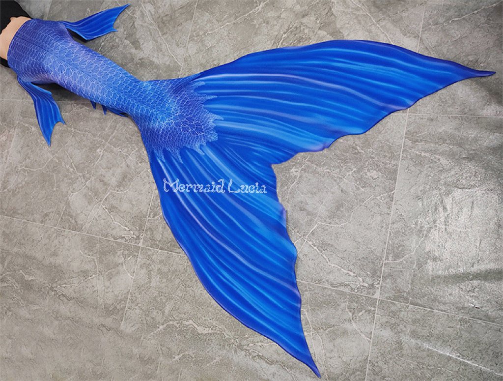 Fantasy Illusion Mermaid Tail Color 13 Blue – Mermaid Lucia Official