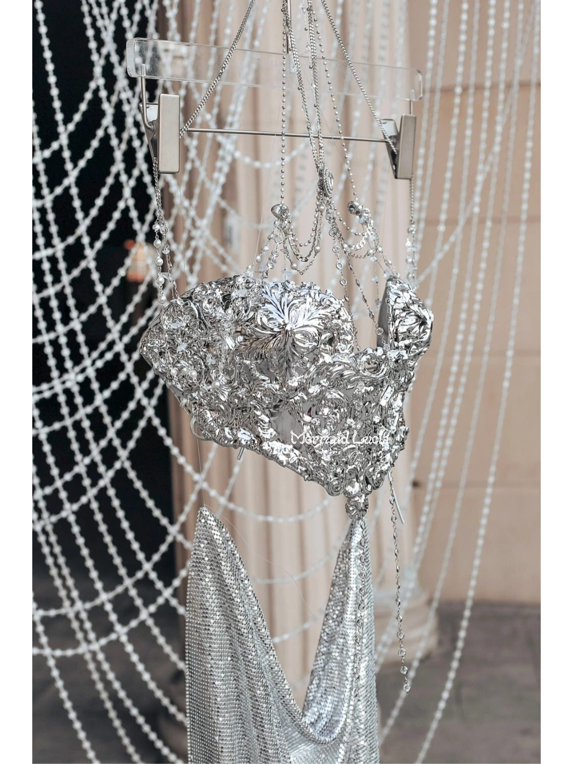 Water Mirror Resin Mermaid Corset Bra Top Cosplay Costume Patent-Prote ...