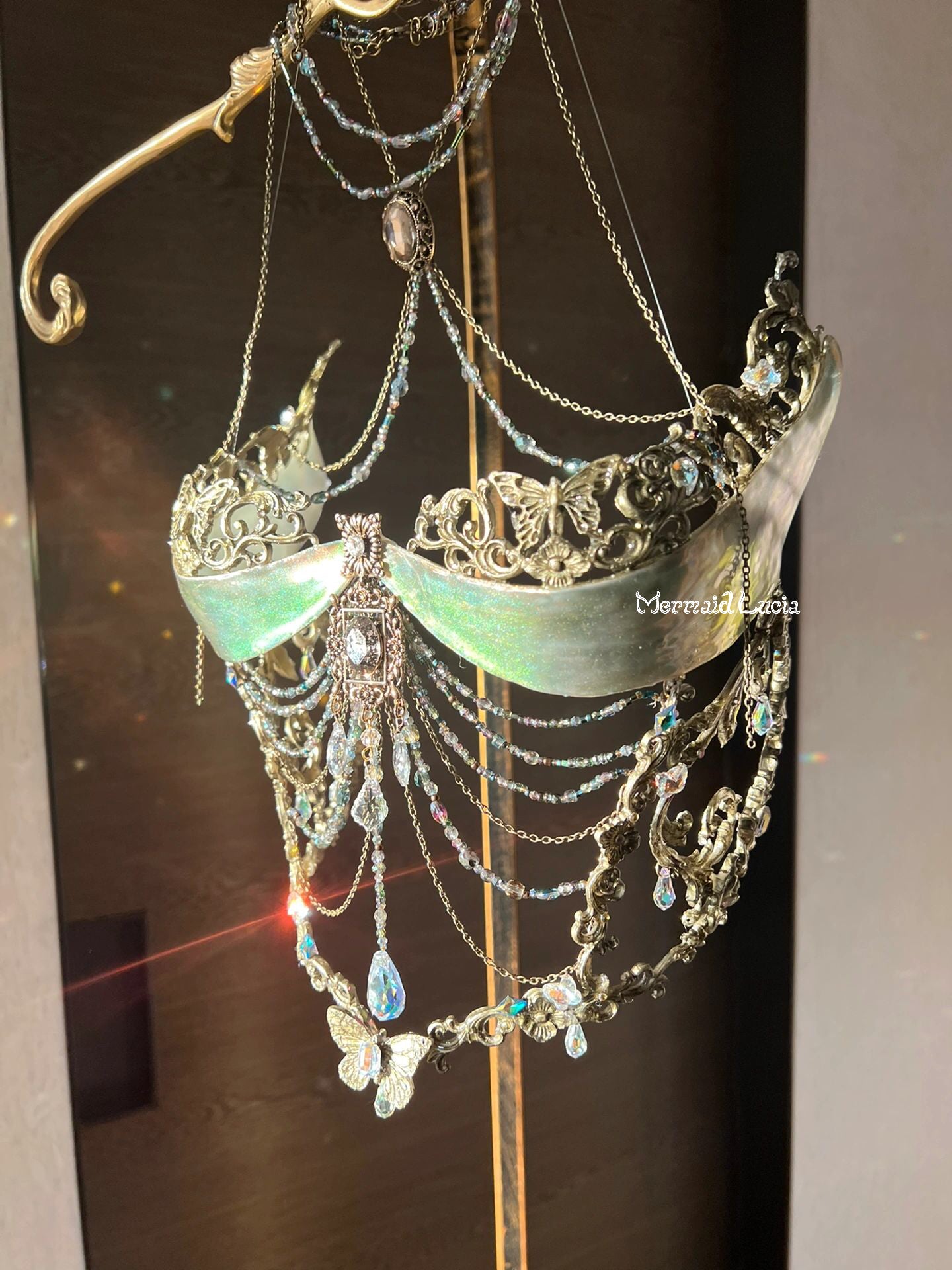 Forest Fairy Resin Mermaid Corset Bra Top Cosplay Costume Patent-Prote